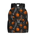Basketball action scene Backpack with 15 Inch Laptop Compartment,Water ...