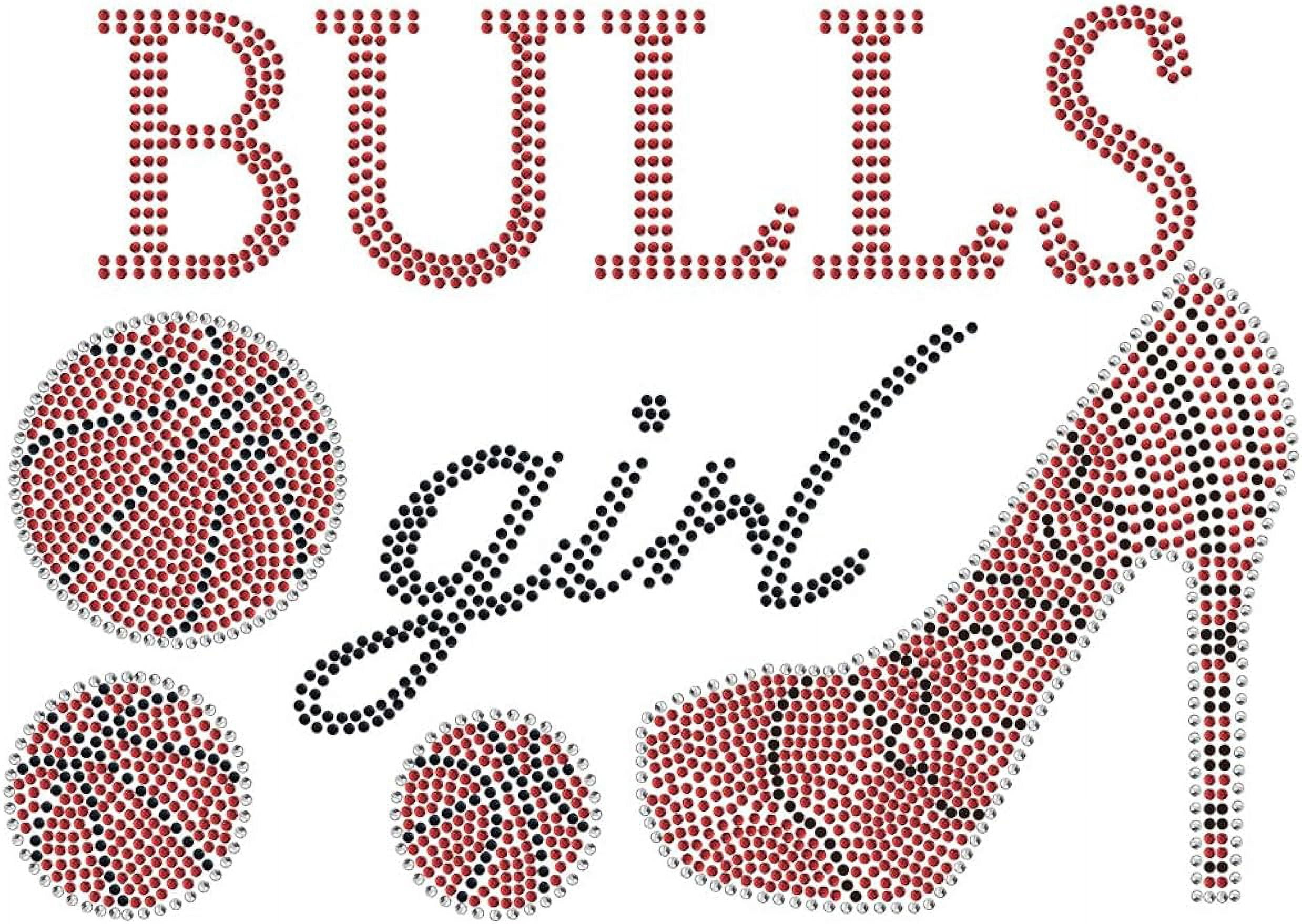 Basketball and High Heels Rhinestone Iron on Hotfix Heat Transfer Decal ...