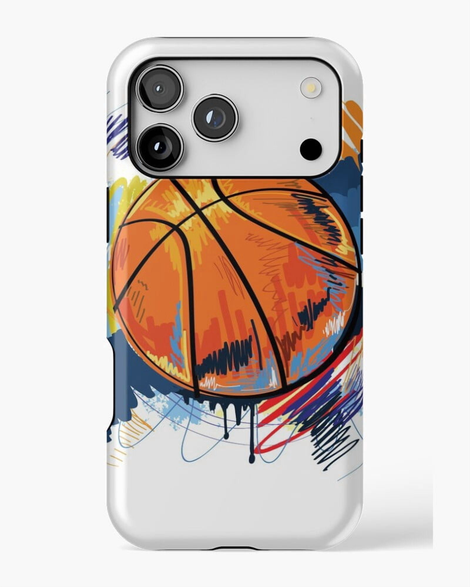 Basketball graffiti art H561 Premium Durable Case for iPhone 17 16 15 ...