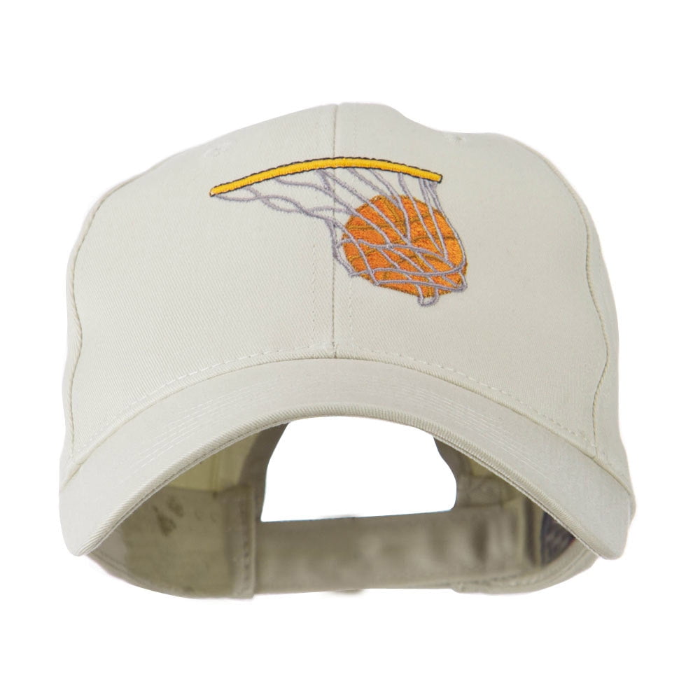 Basketball in Net Embroidered Cap - Stone OSFM - Walmart.com