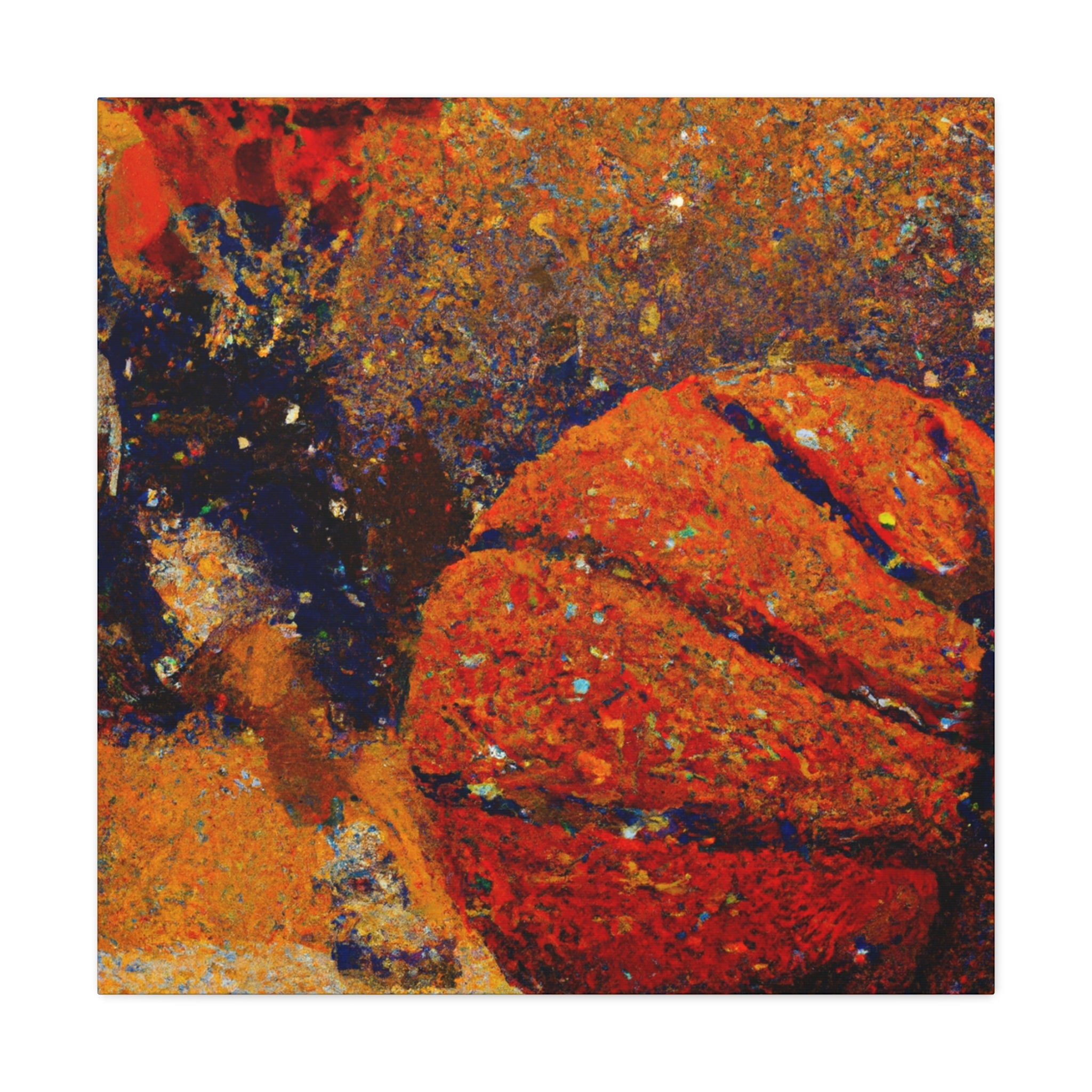 Basketball in Pointillism - Canvas - Walmart.com