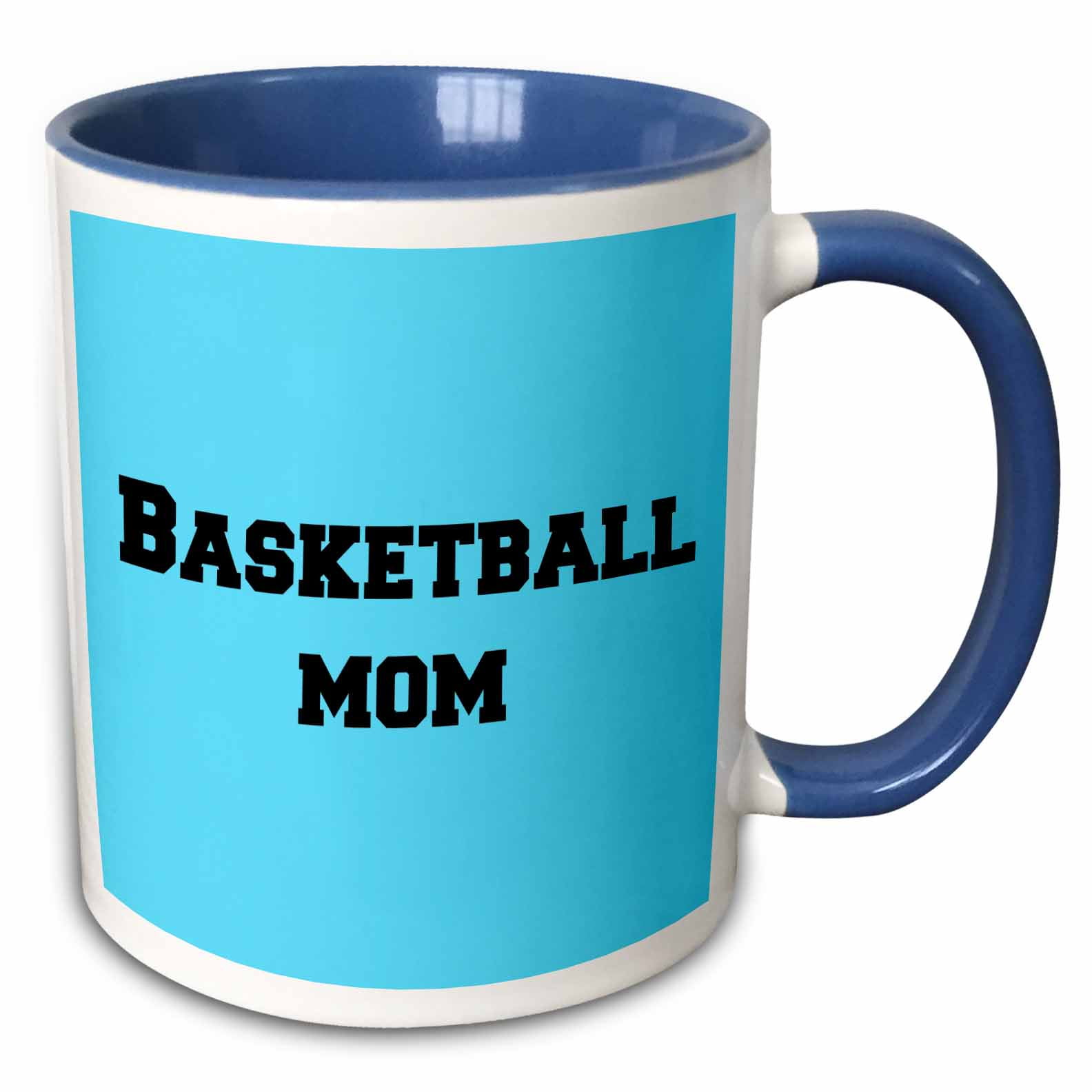 Basketball mom blue black 11oz Two-Tone Blue Mug mug-200764-6 - Walmart.com