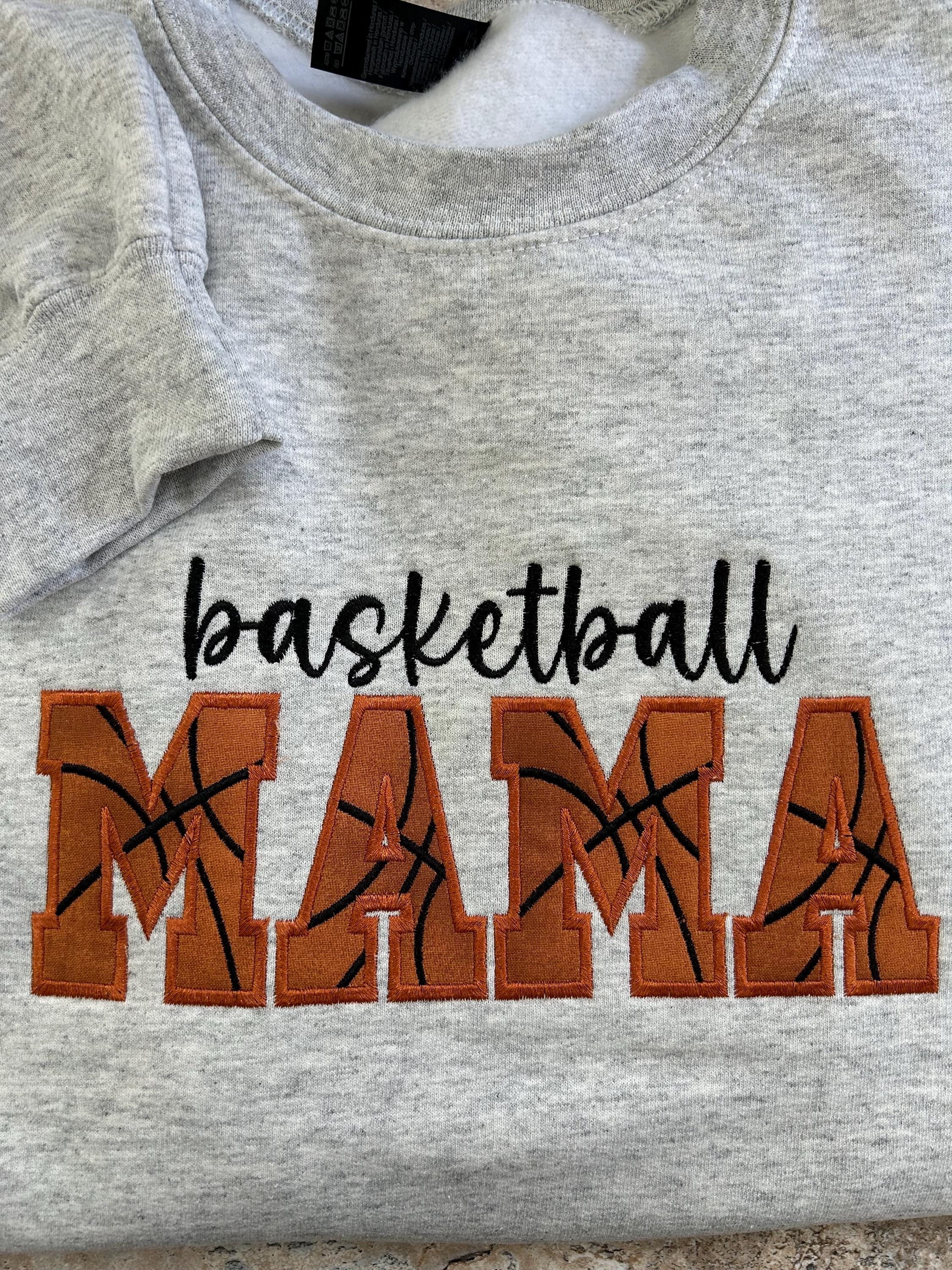 Basketball mom embroidered sweatshirt. You can add personalization on ...