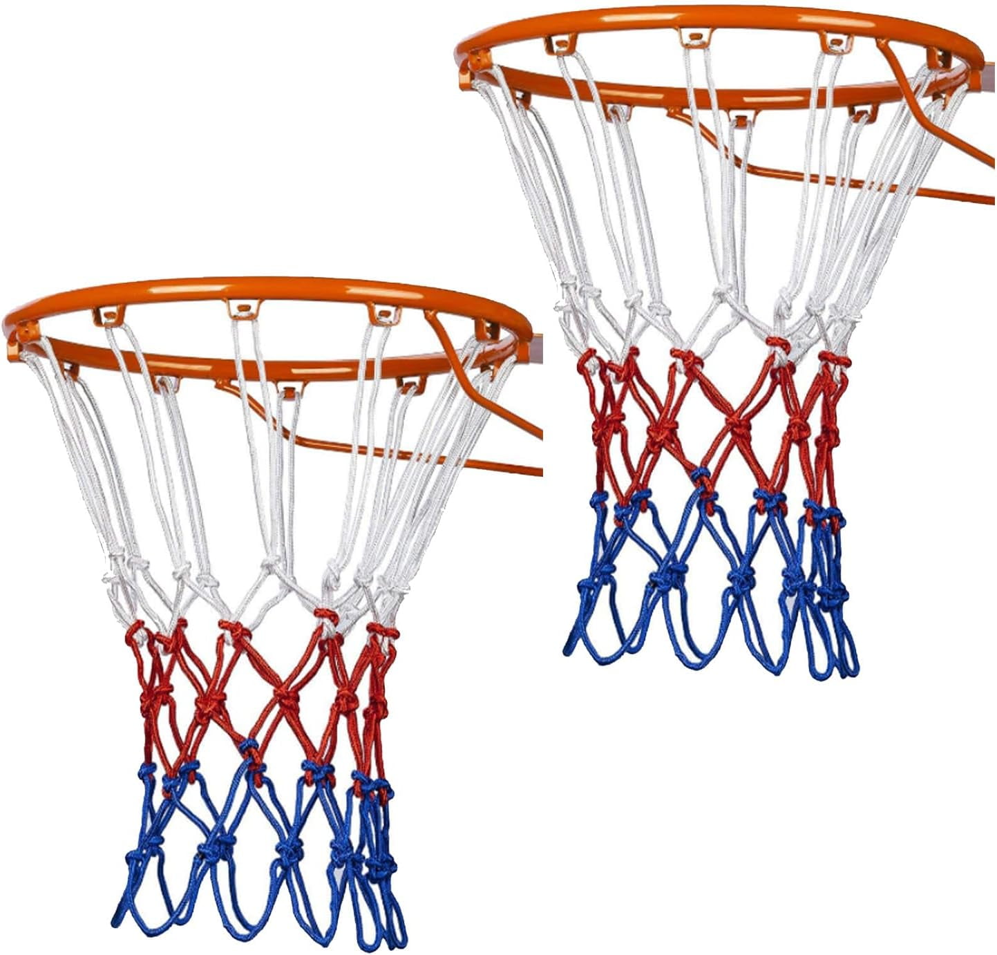 Basketball net 12 Loops Replacement Thicker Ropes Weaved All Weather ...