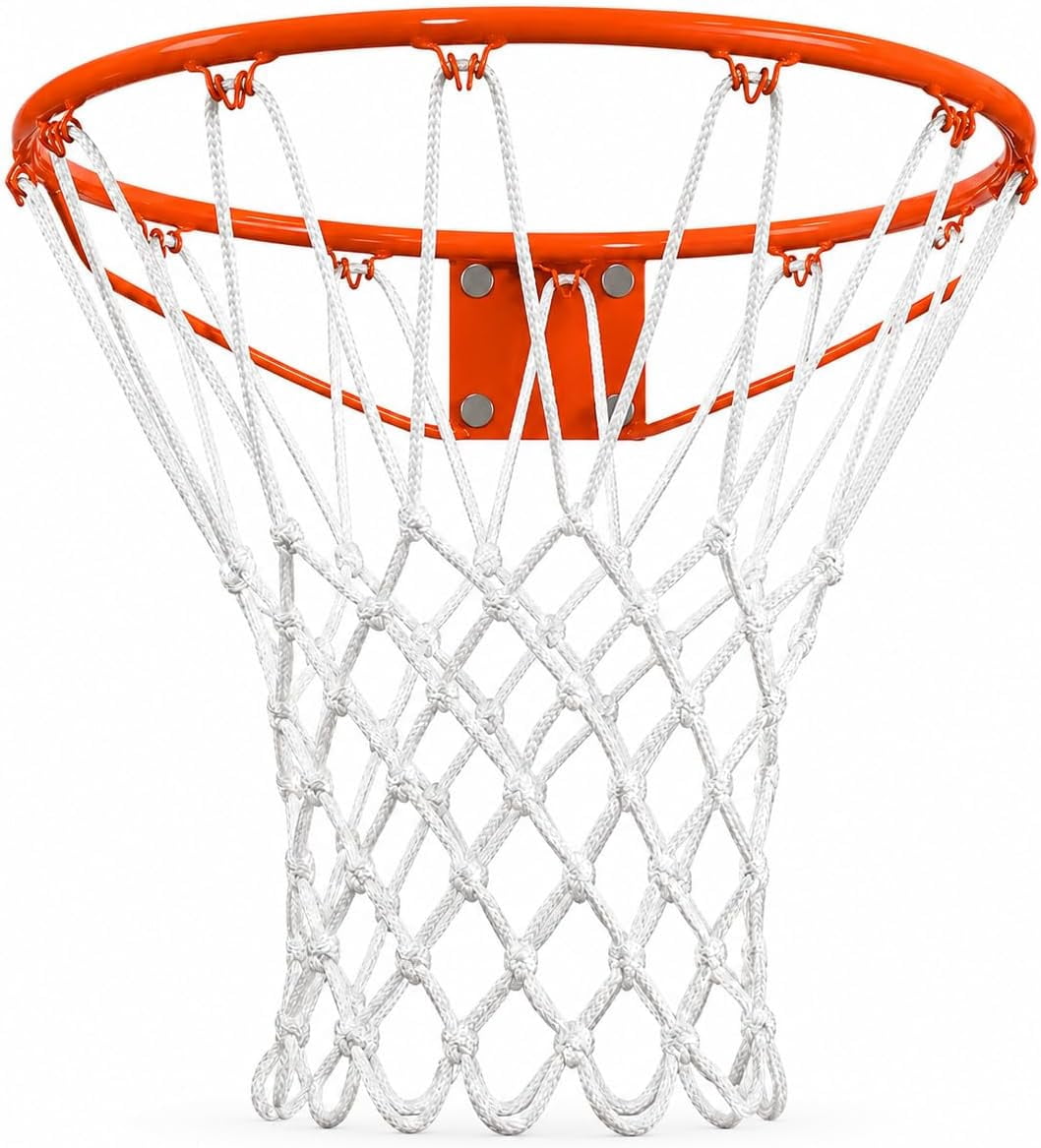 Basketball net Outdoor, Basketball Hoop net White Standard Basketball ...