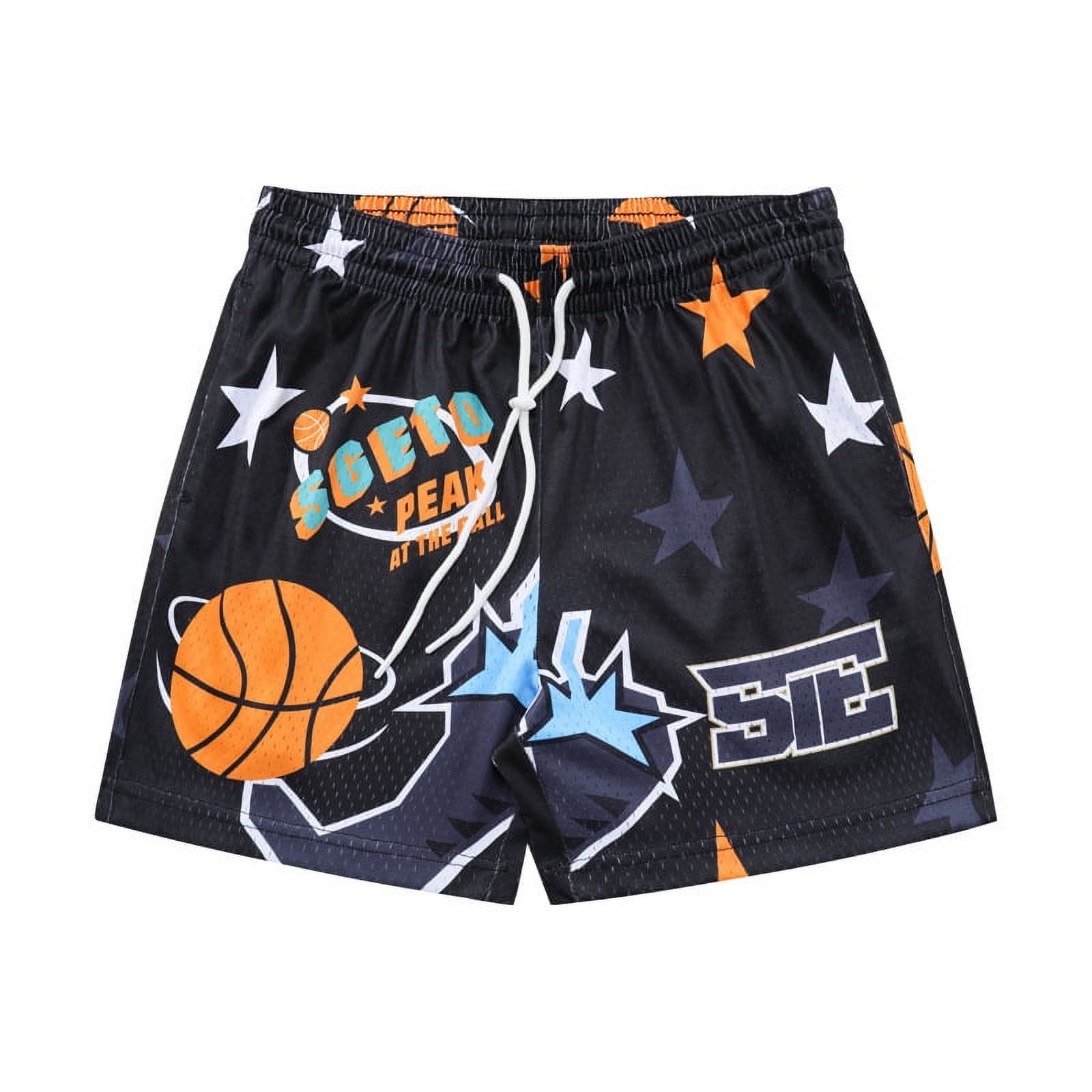 Basketball pants, men's quarter length and knee length, loose and ...
