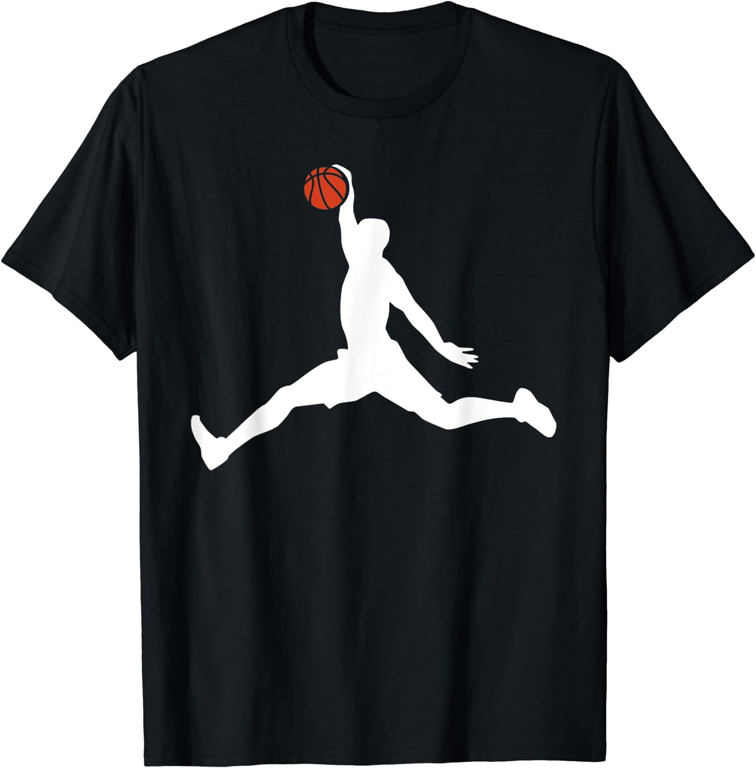 Basketball player T-Shirt Black Medium - Walmart.com