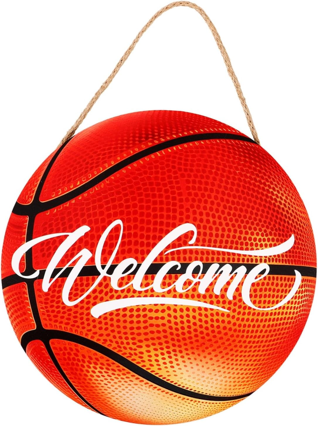 Basketball welcome wooden decorative door decorative wall plaque ...