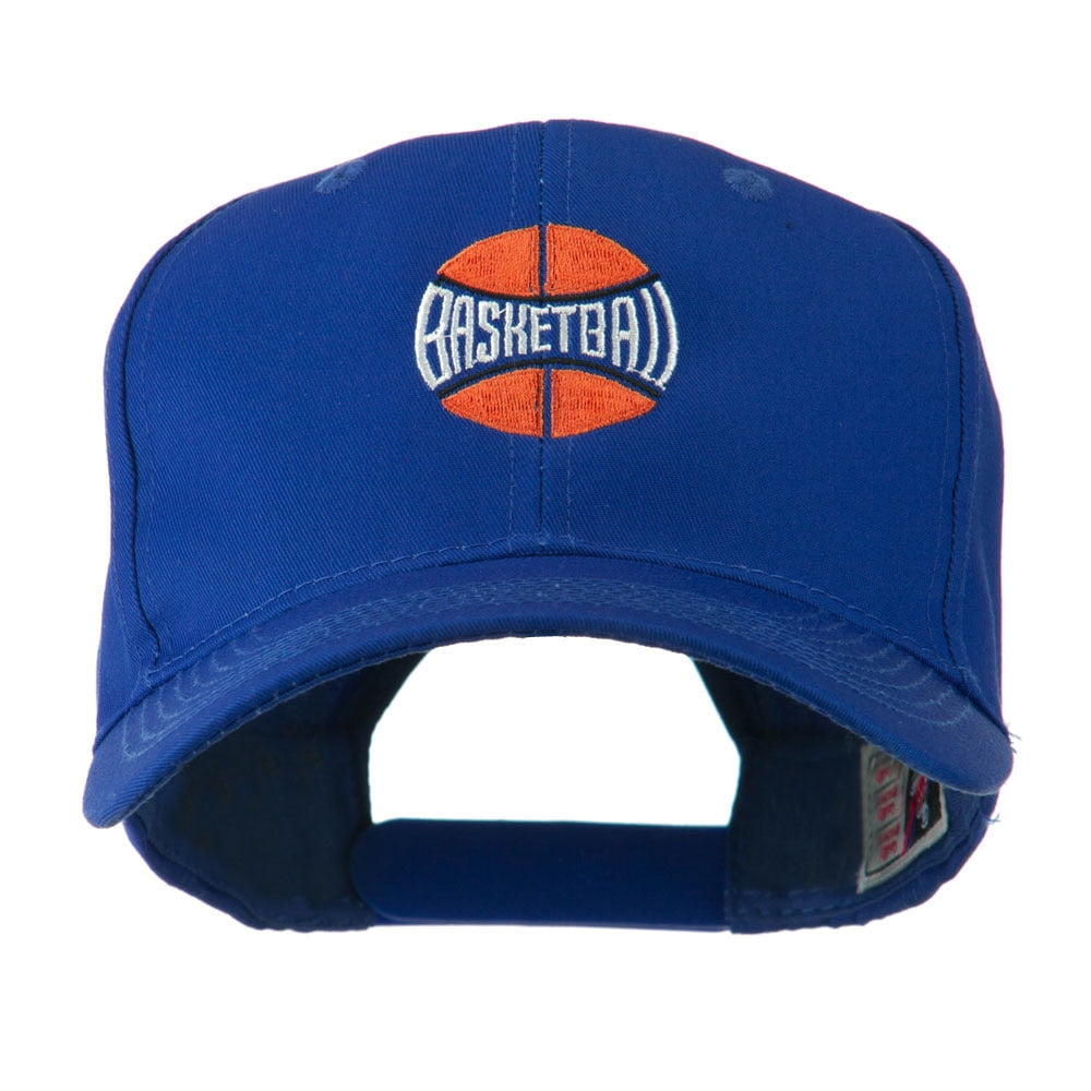 Basketball with Wording Inside Embroidered Cap Cap - Royal OSFM ...