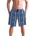 Basketballs Stars Stripes Men's Swim Trunks Beach Shorts Bathing ...