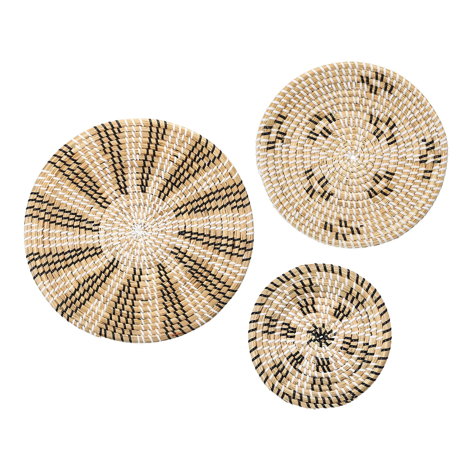 Baskets for Wall Decor, Bohemian Wall Basket Decor Set Wall Hanging ...
