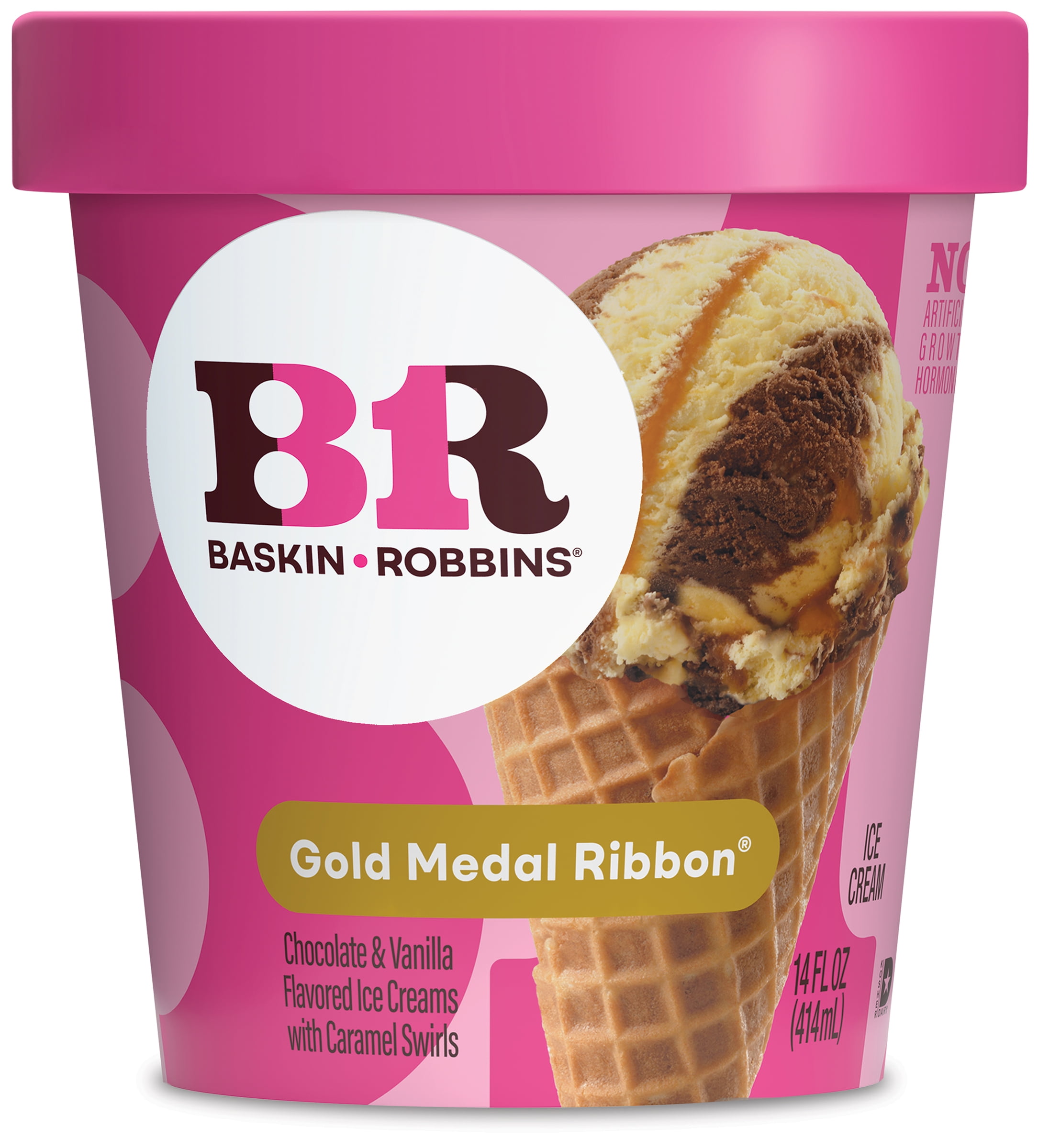 Baskin Robbins Gold Medal Ribbon Ice Cream 14 fl oz Cup Chocolate ...