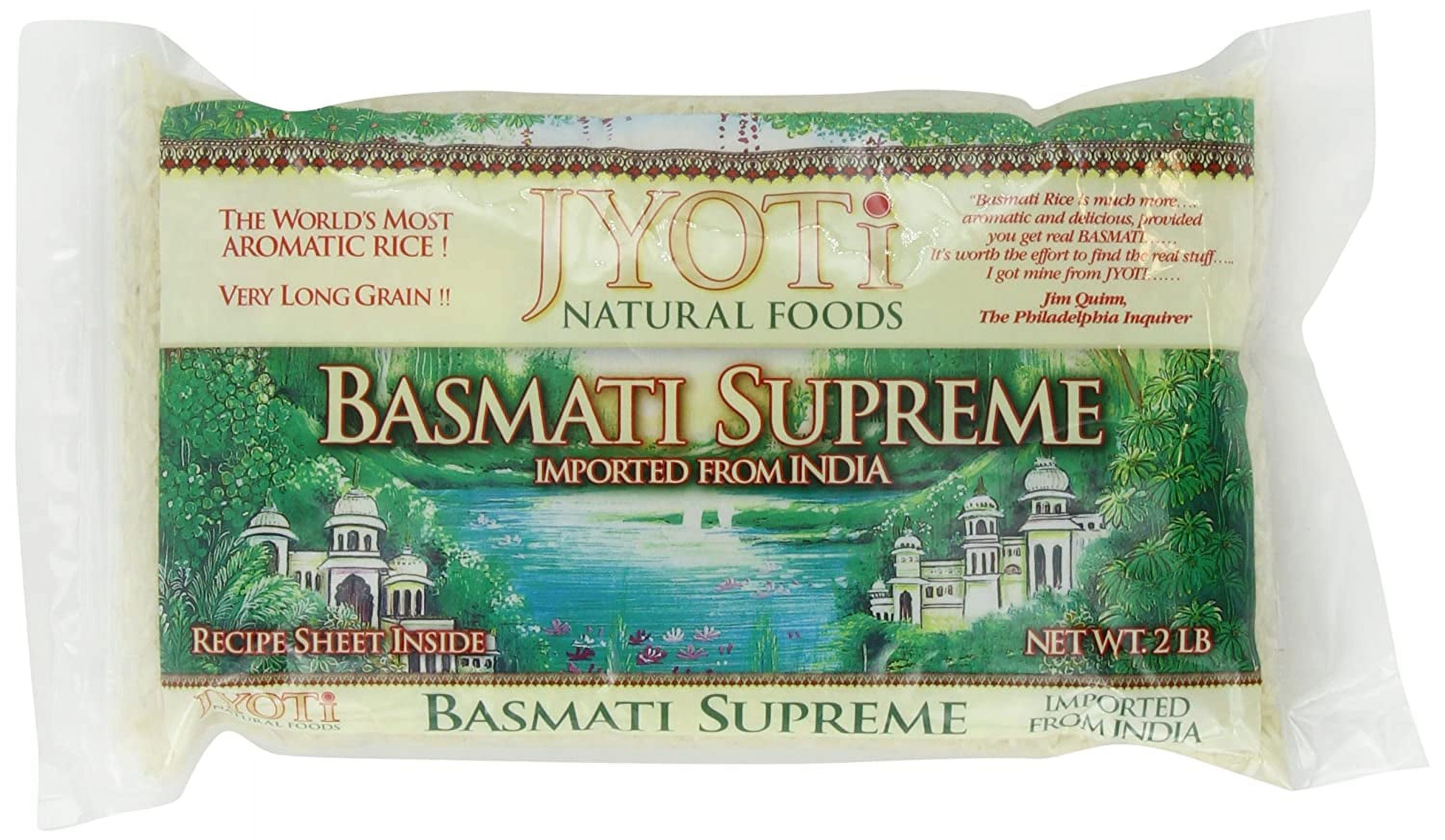 Basmati Supreme Rice, 6 bags of White Basmati Rice, 32 oz each bag ...