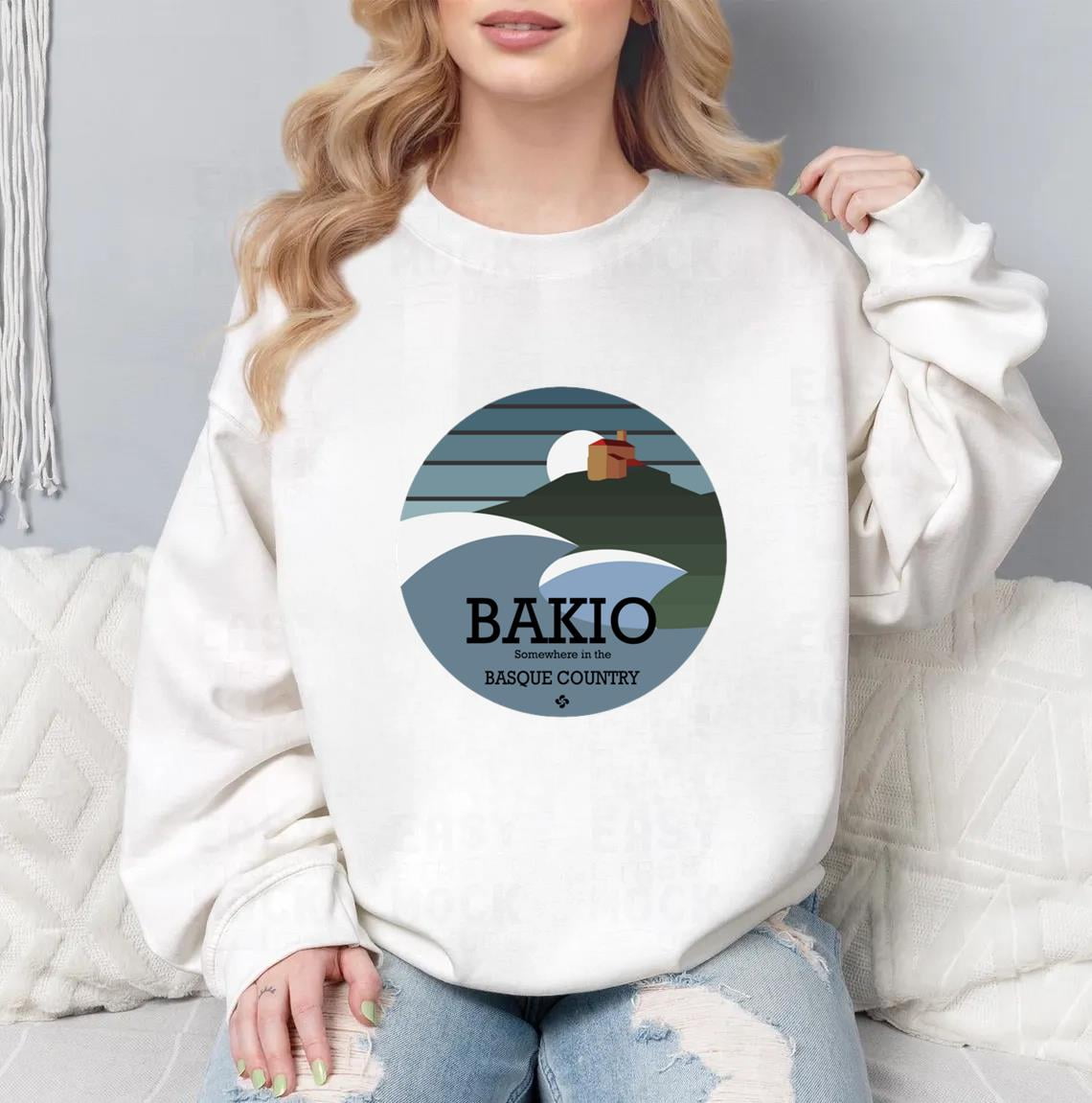 Basque Twilight T-Shirt Coastal Nightscape from Bakio Views, for men ...