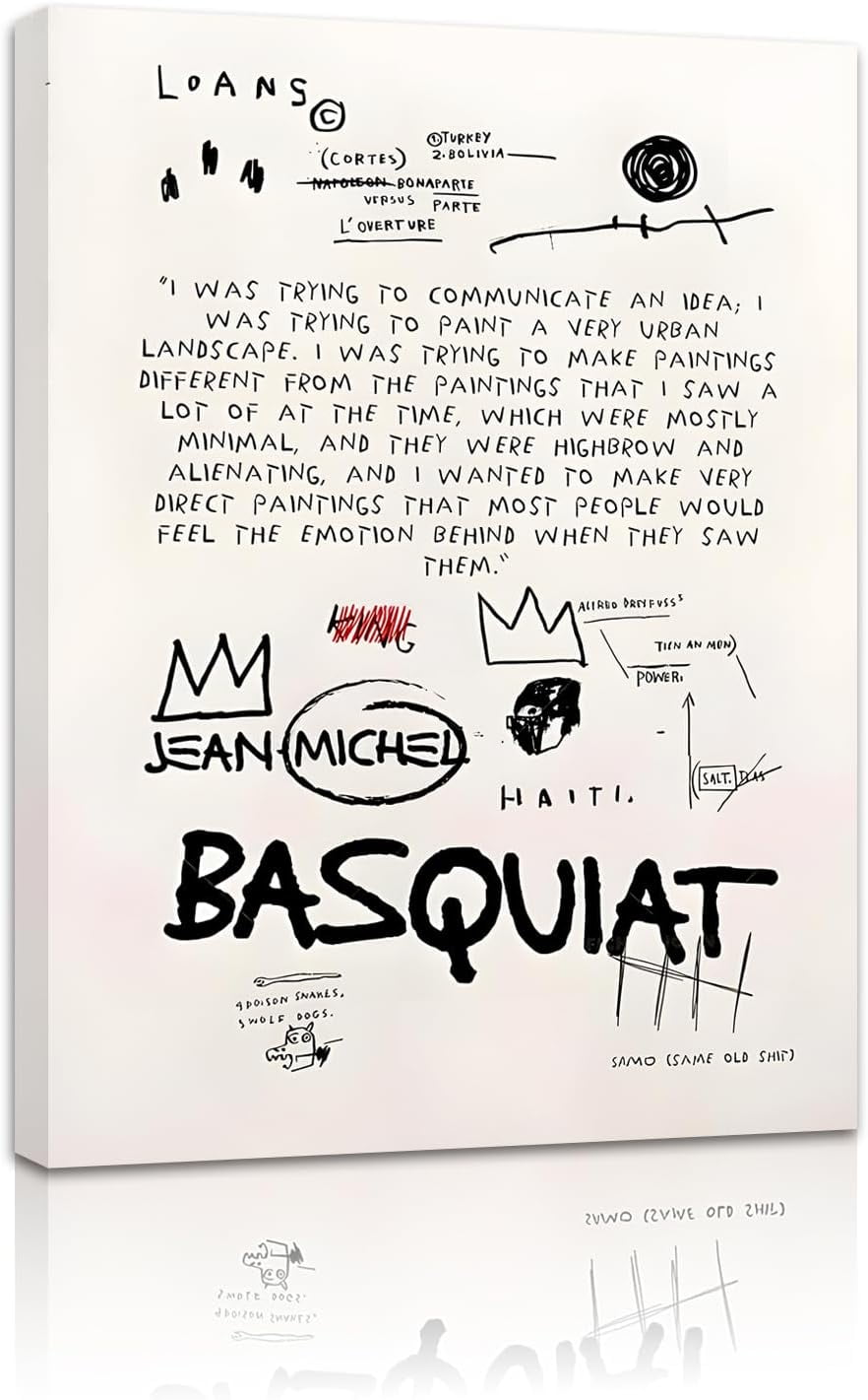 Basquiat Poster, Canvas Prints Jean Michel Basquiat Art, Basquiat Art ...