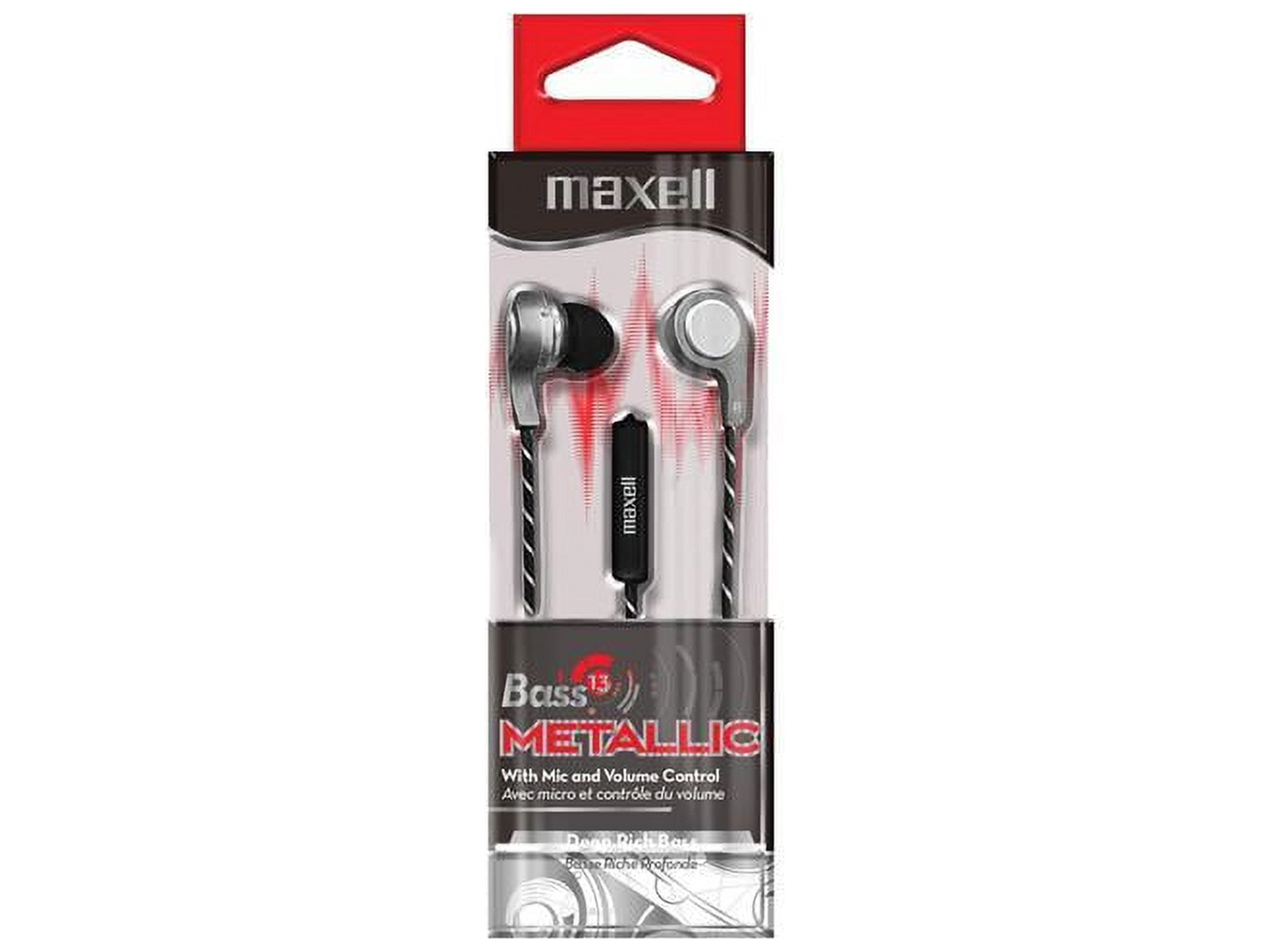 Bass 13 Metallic Wireless Earbuds with Microphone Silver - Walmart.com