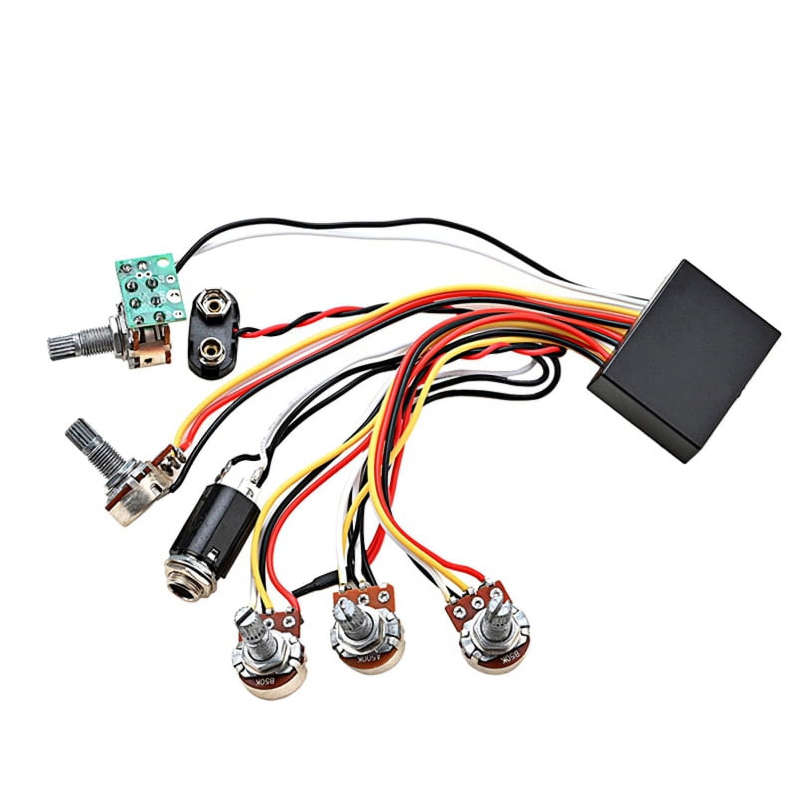3 Band Active & Passive EQ Equalizer Preamp Circuit for Pickup ...