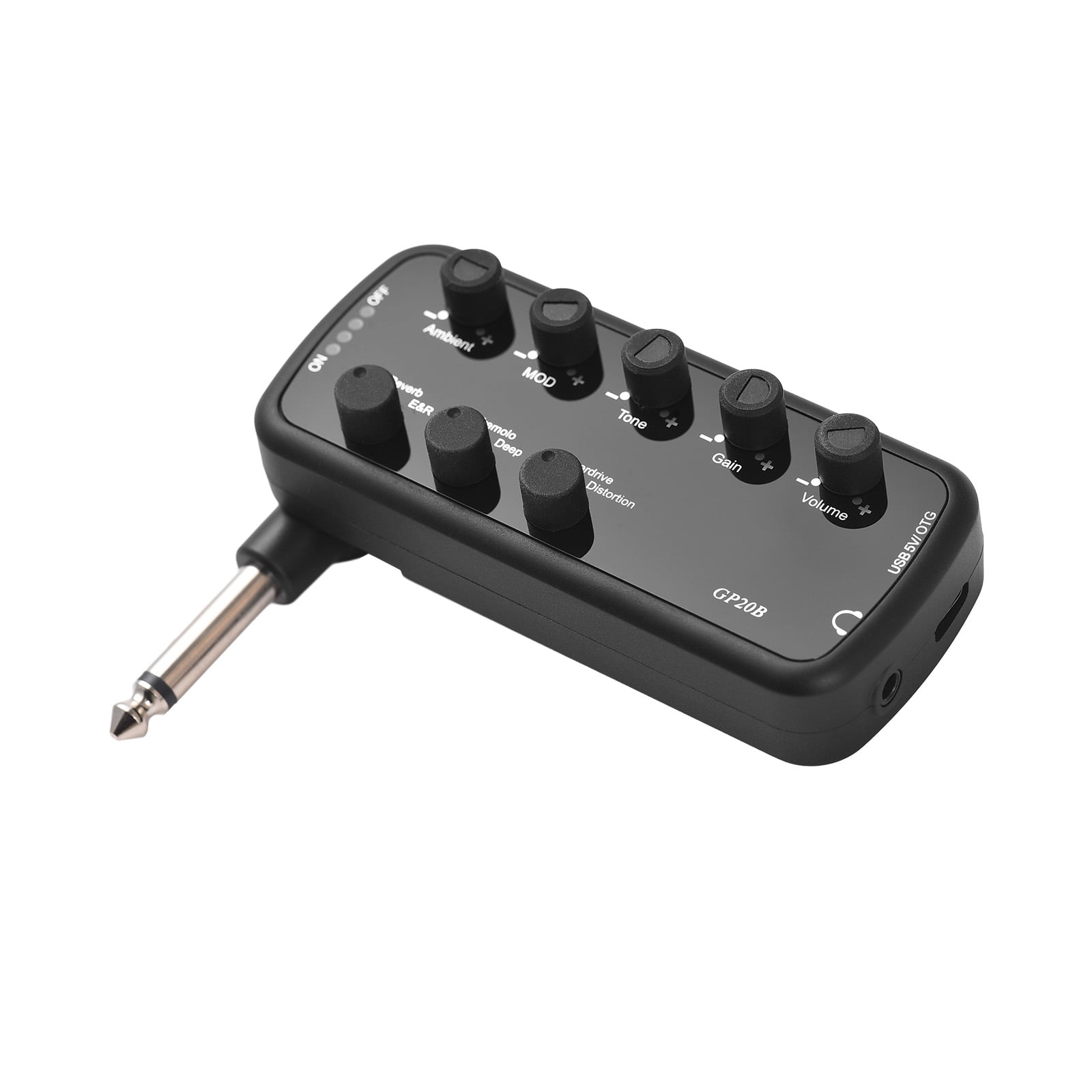Bass Amplifier Mini Amp Portable Headphone Bass Amplifier Plug and Play ...
