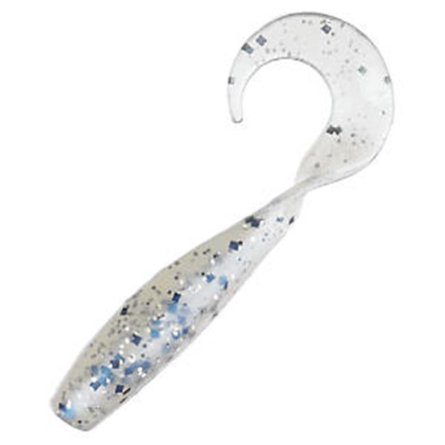 Bass Assassin CSA35343 2 in. Curly Shad Bait - Crystal Shad - Walmart.com