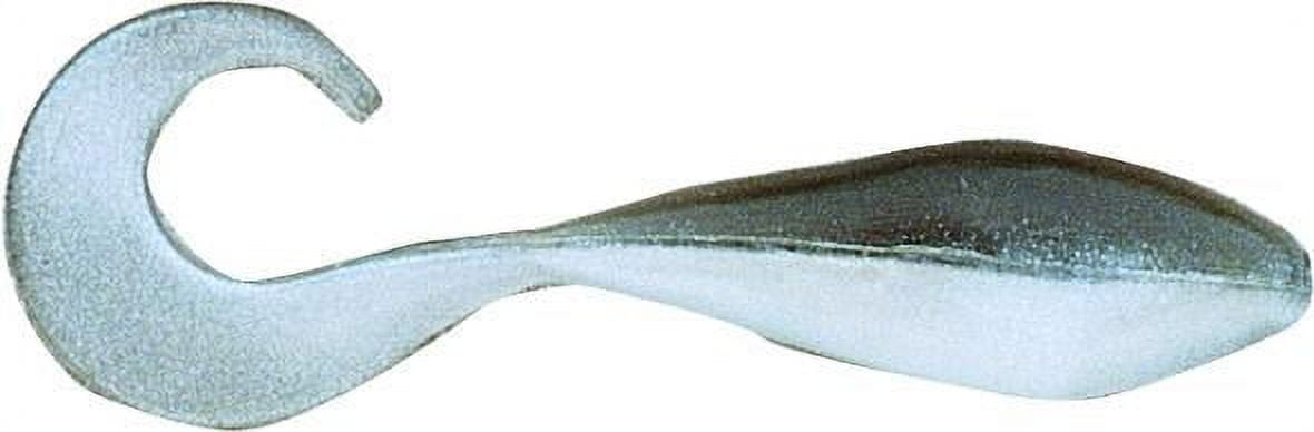 Bass Assassin Fishing Lure CSA35300 Curly Shad Swimbait 2" Blk Shad 10 ...