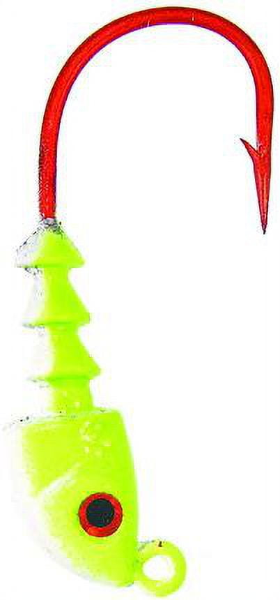 Bass Assassin Fishing Lure RJA63005 Red Hook Jighead 1/4 oz 4/0 Wide ...