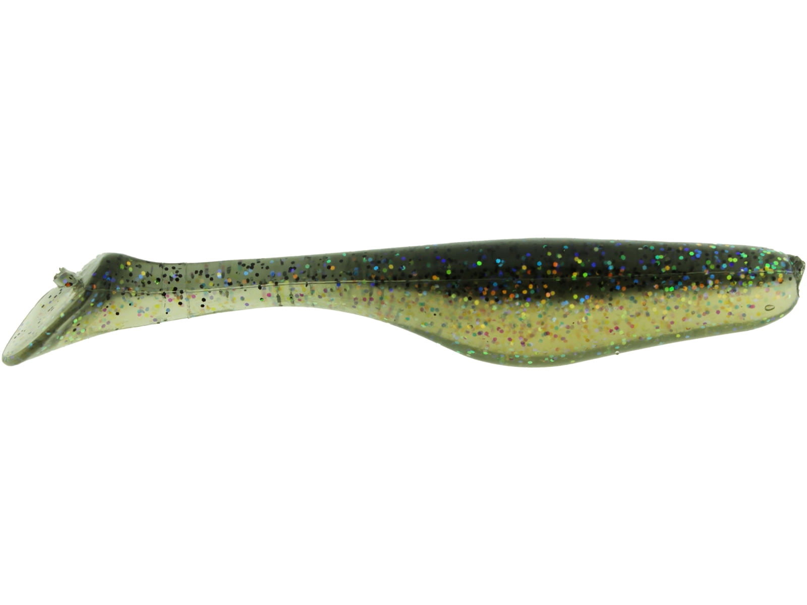 Bass Assassin Walleye Assassin Turbo Shad, 4in, 10 per Pack, Rainbow ...