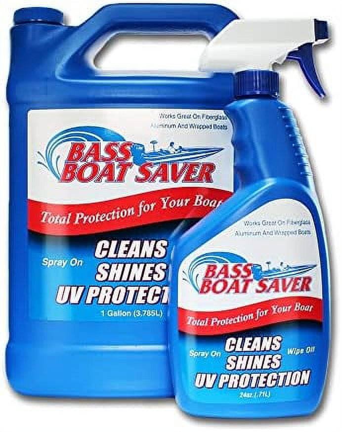 Bass Boat Complete Boat Cleaning Kit - Rapid Hard Water Spot Remover w ...