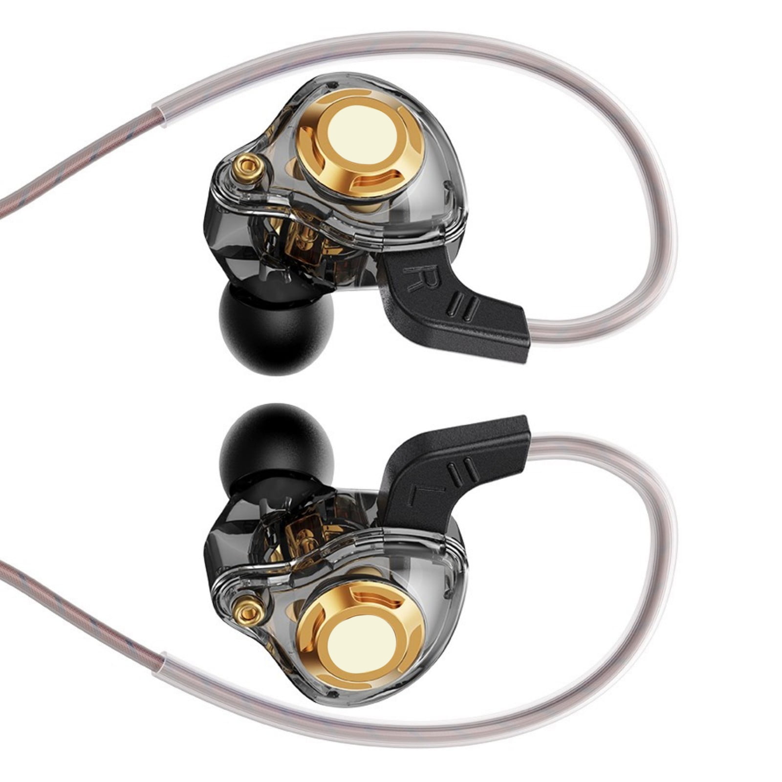 Bass Boosting Earphones 3.5mm Wire Earbuds With Silione Ear Tip For ...
