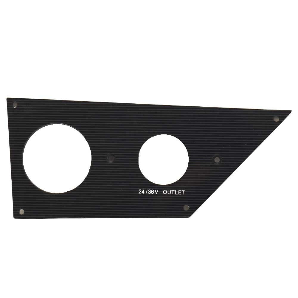 Bass Cat Boat Blank Outlet/Gauge Panel | 8 3/4 x 3 3/4 Inch - Walmart.com