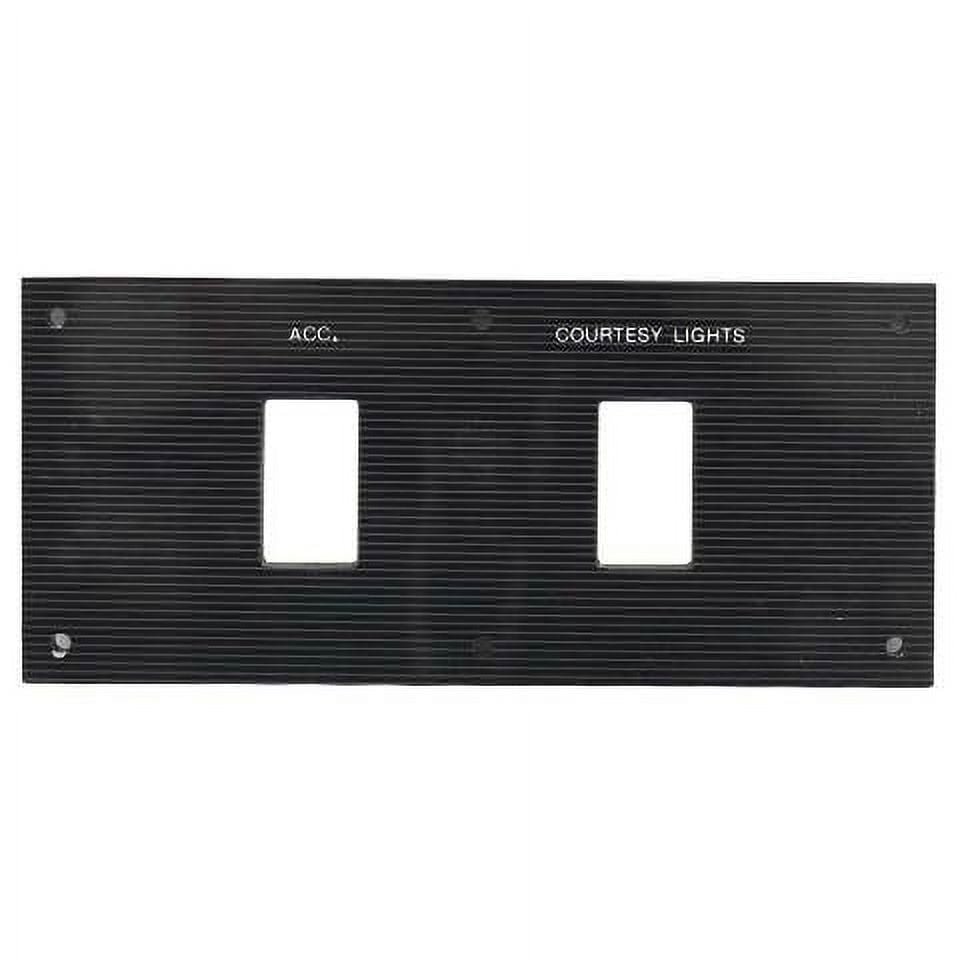 Bass Cat Boat Blank Rocker Switch Panel | ACC Courtesy w/ Lines ...