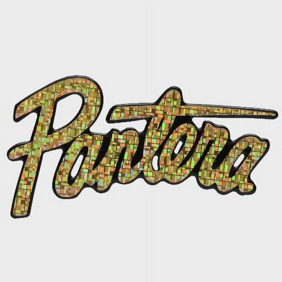 Bass Cat Boat Emblem Sticker Decal | Pantera Gold Holo Vinyl - Walmart.com