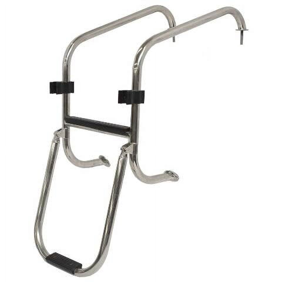 Bass Cat Boat Folding Ladder 49512 | Puma 2009 Stainless Steel 2-Step ...