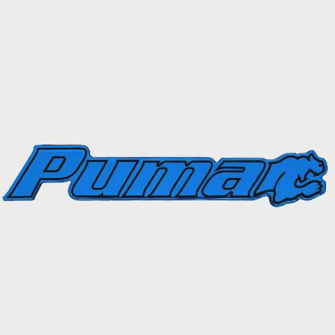 Bass Cat Boat Raised Brand Decal LH7092 | Puma Blue/Black Sticker ...