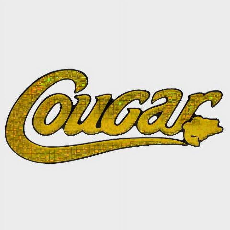 Bass Cat Boat Raised Decal Sticker 90128 | Cougar Gold Holo - Walmart.com