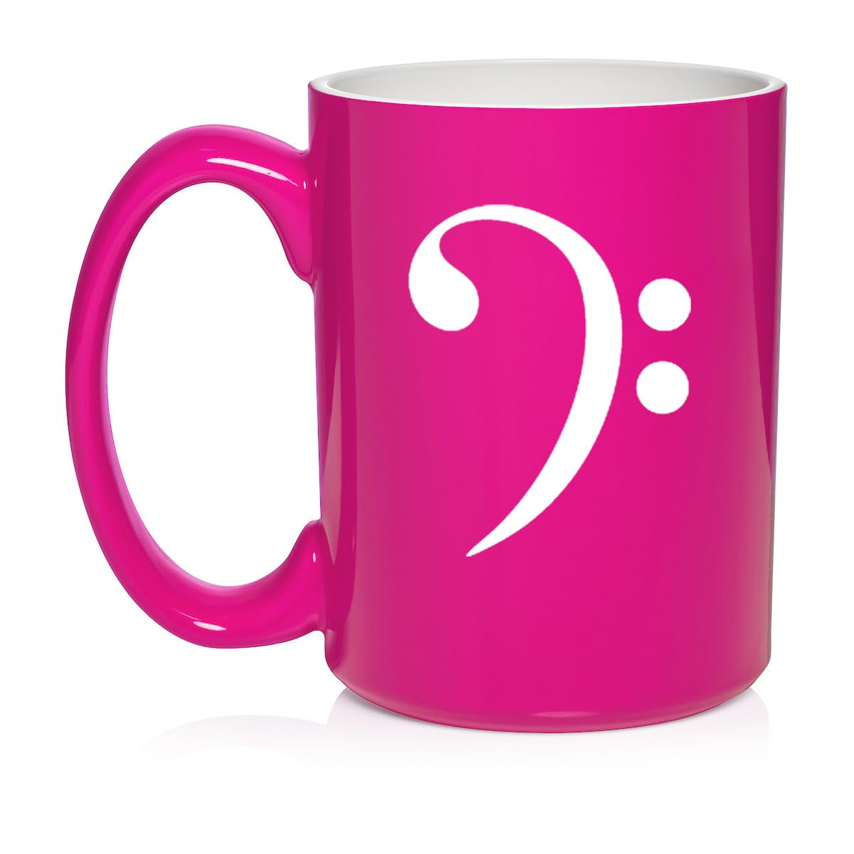Bass Clef Ceramic Coffee Mug Tea Cup Gift for Her, Him, Friend ...