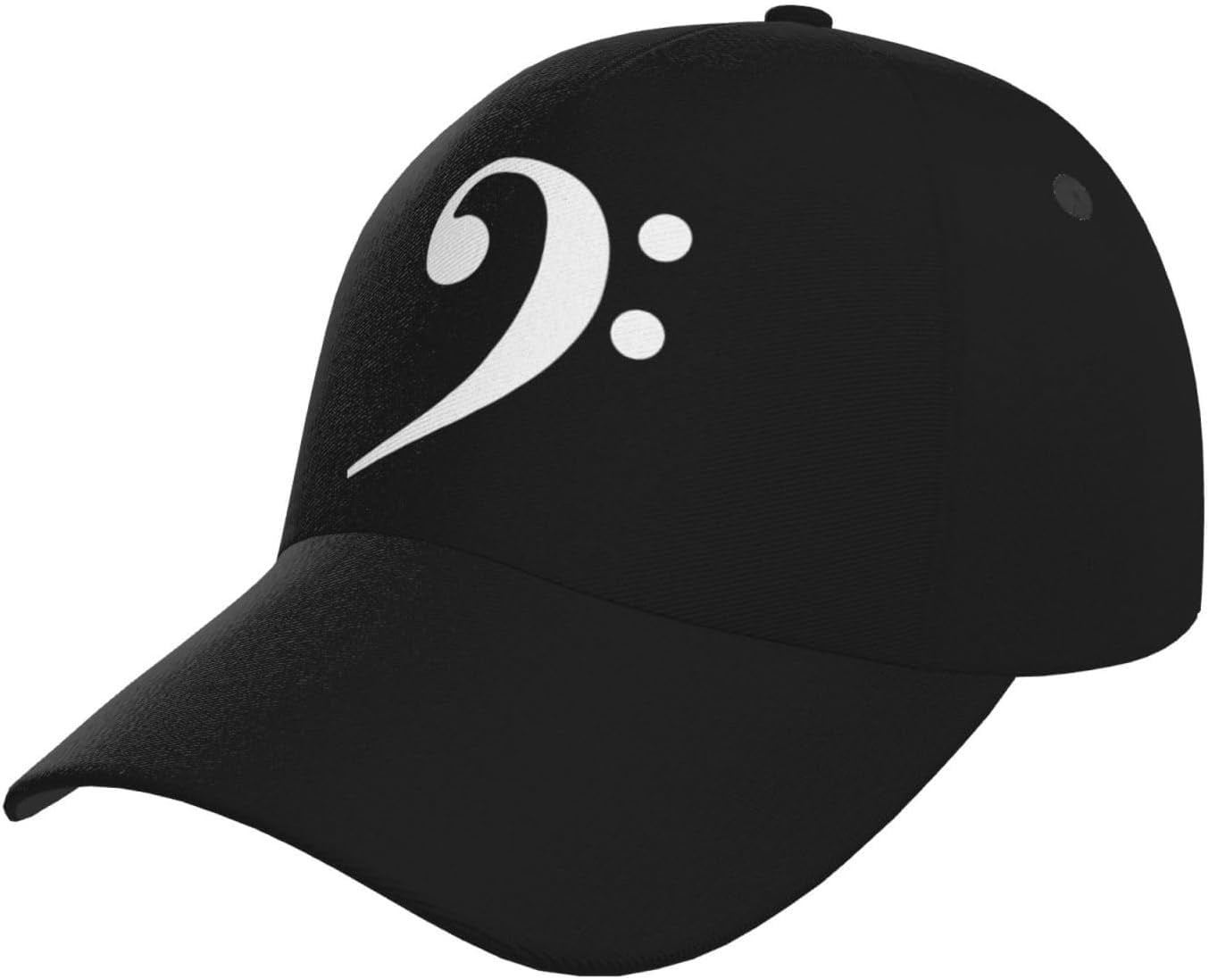 Bass Clef Music Logo Baseball Cap Men Women - Adjustable Classic Plain ...