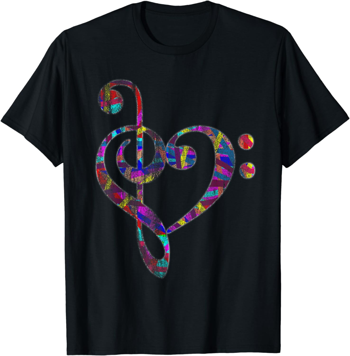 Bass Clef Musician Valentines Day Gifts Treble Clef T-Shirt - Walmart.com