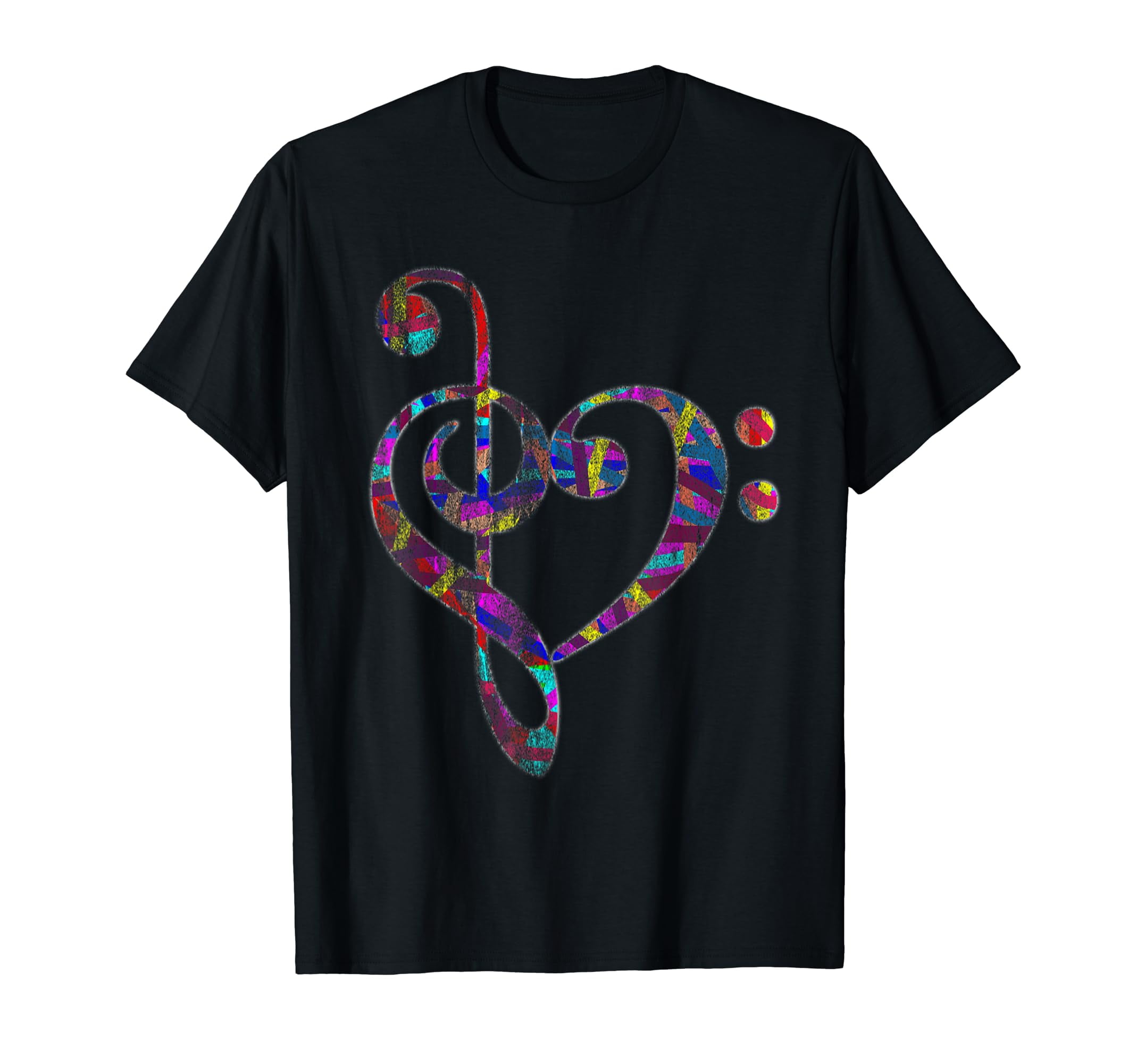 Bass Clef Musician Valentines Day Gifts Treble Clef T-Shirt - Walmart.com