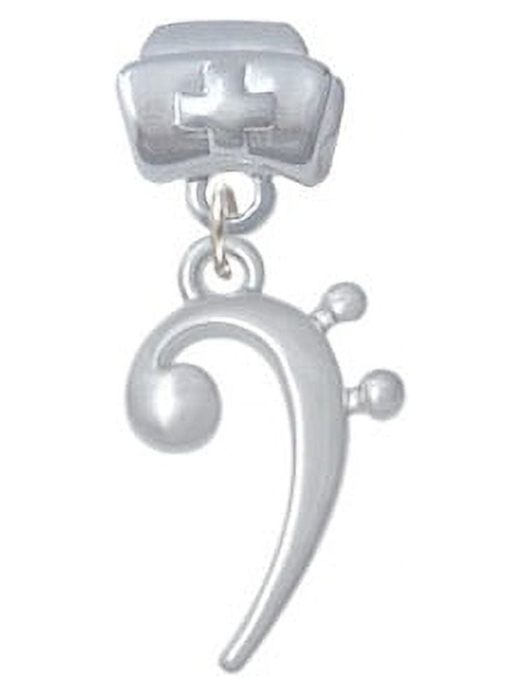 Bass Clef - Nurse Hat Charm Bead - Walmart.com
