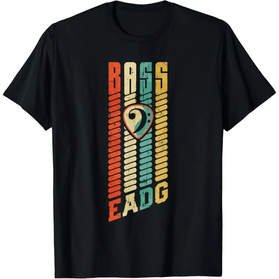 Bass Clef Strings EADG Bassist Musician String Instrument Player Unisex ...