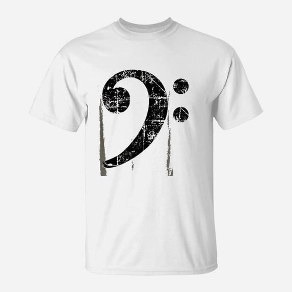 Bass Clef TShirt-1 - Walmart.com