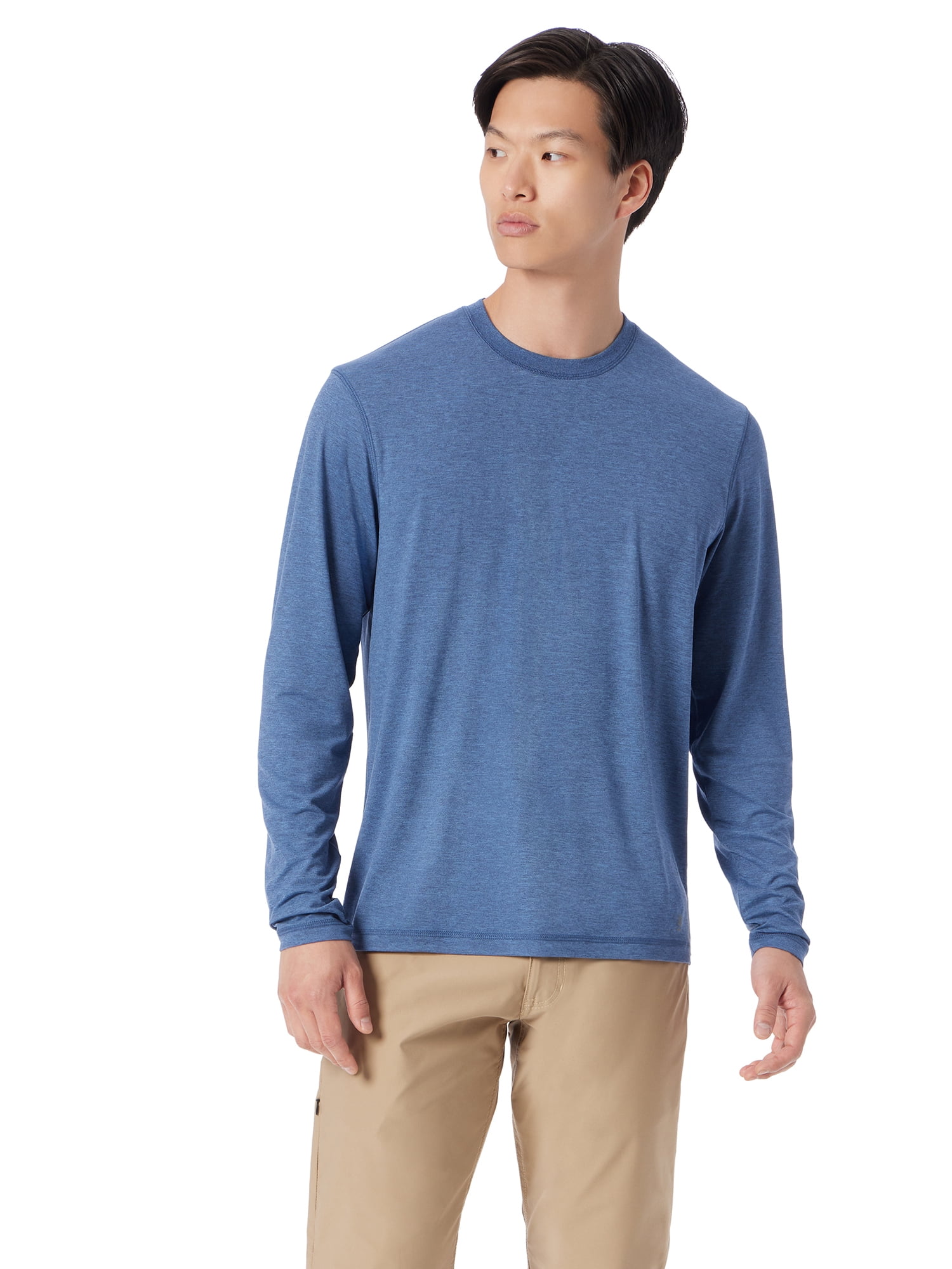 Bass & Co. Men's and Big Men's Core Performance Tee with Long Sleeves, Sizes S-XXXL - Walmart.com