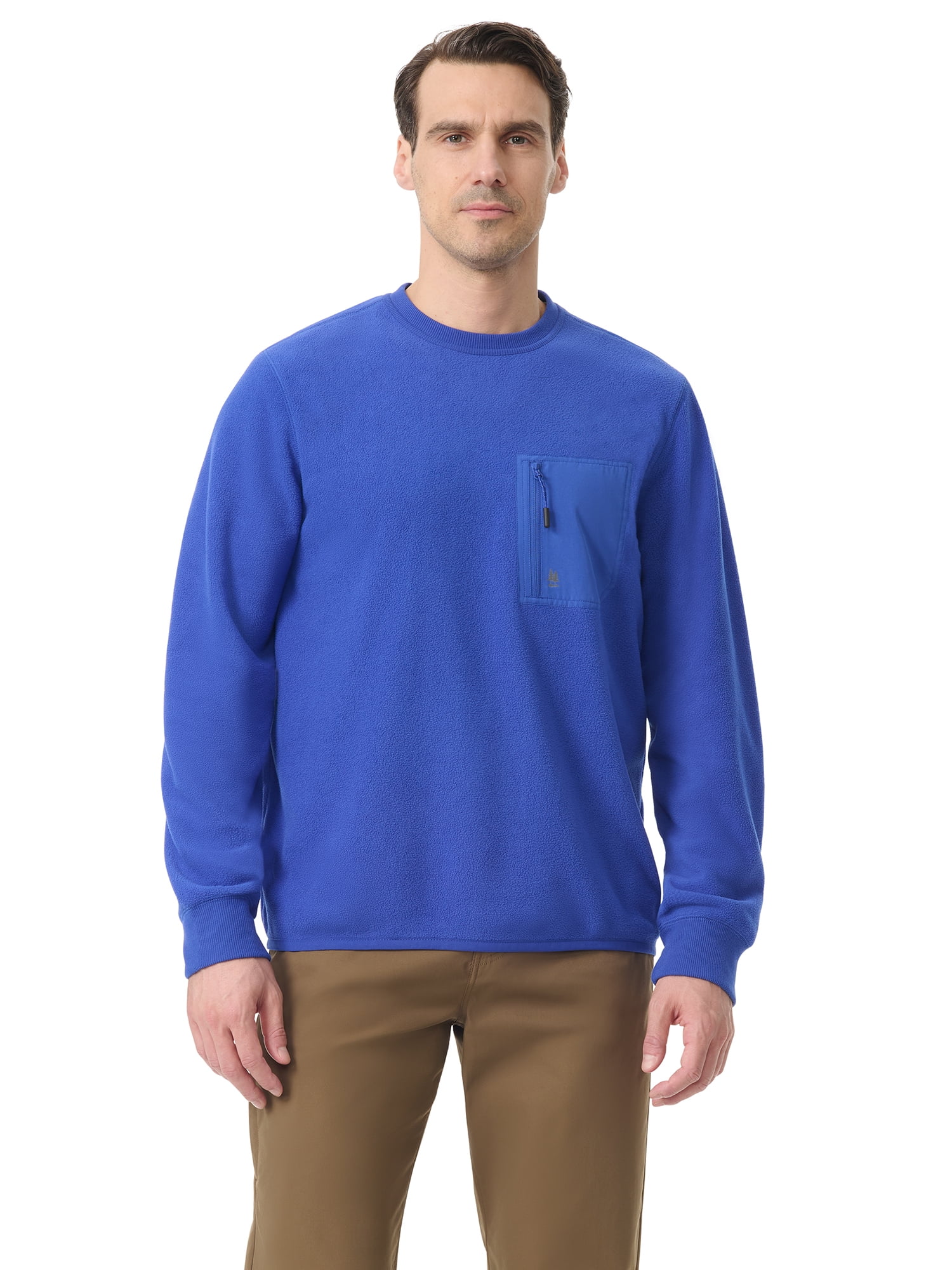Bass & Co Men's Polar Utility Crew Fleece, Sizes S-3XL - Walmart.com