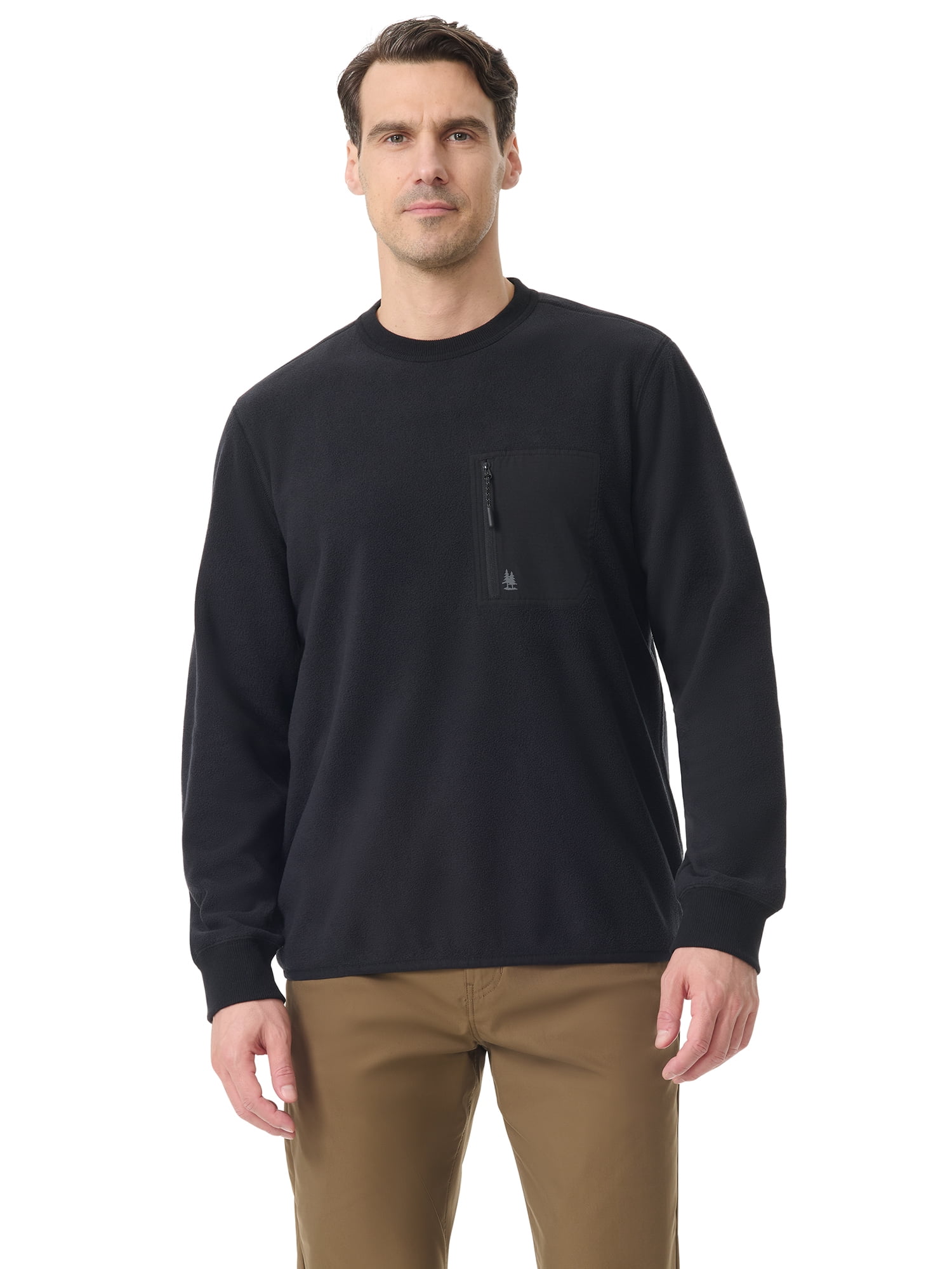 Bass & Co Men's Polar Utility Crew Fleece, Sizes S-3XL - Walmart.com