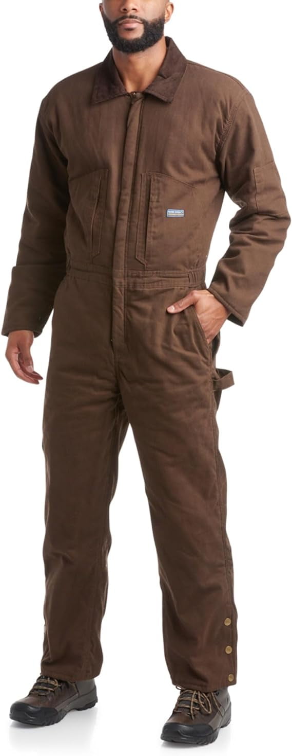 Bass Creek Outfitters Men's Coveralls -Insulated Duck Canvas Long ...