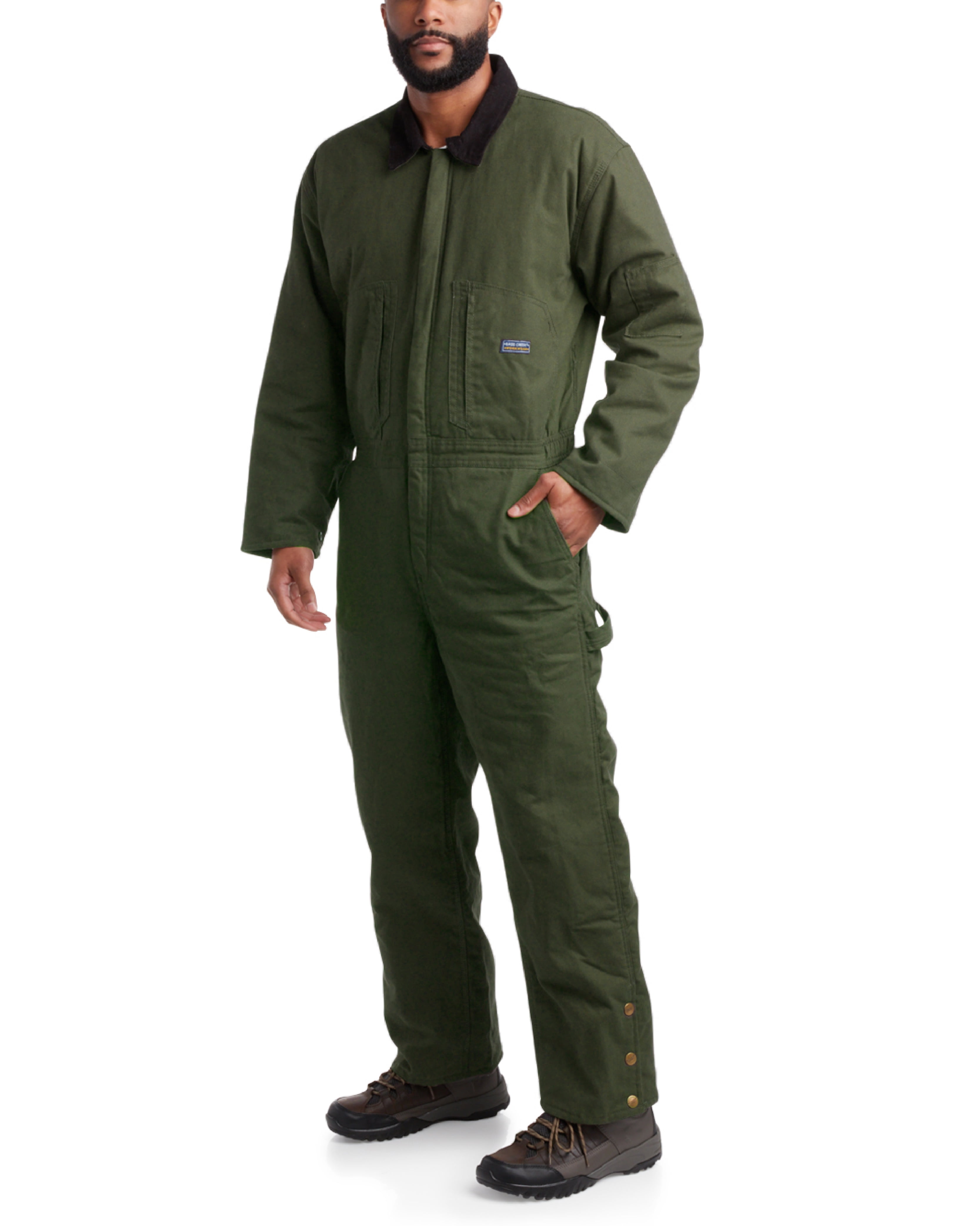 Bass Creek Outfitters Men's Duck Canvas Insulated Coverall - Thick Long ...
