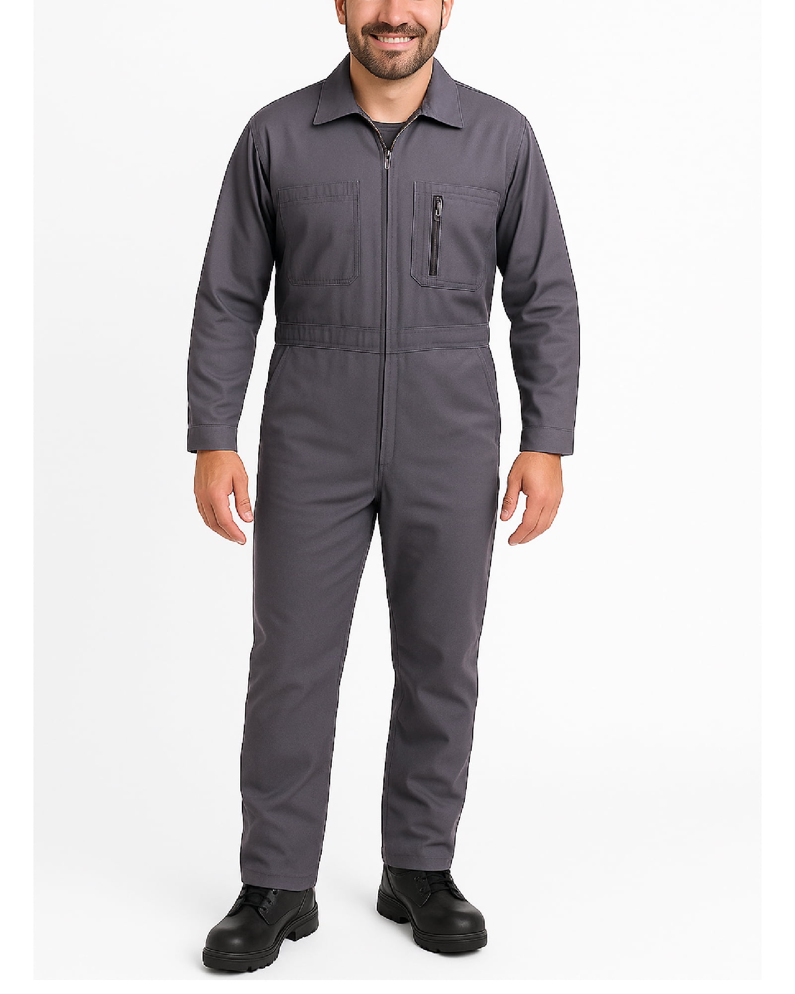Bass Creek Outfitters Men's Flame Resistant Twill Coverall, Sizes M-2XL ...