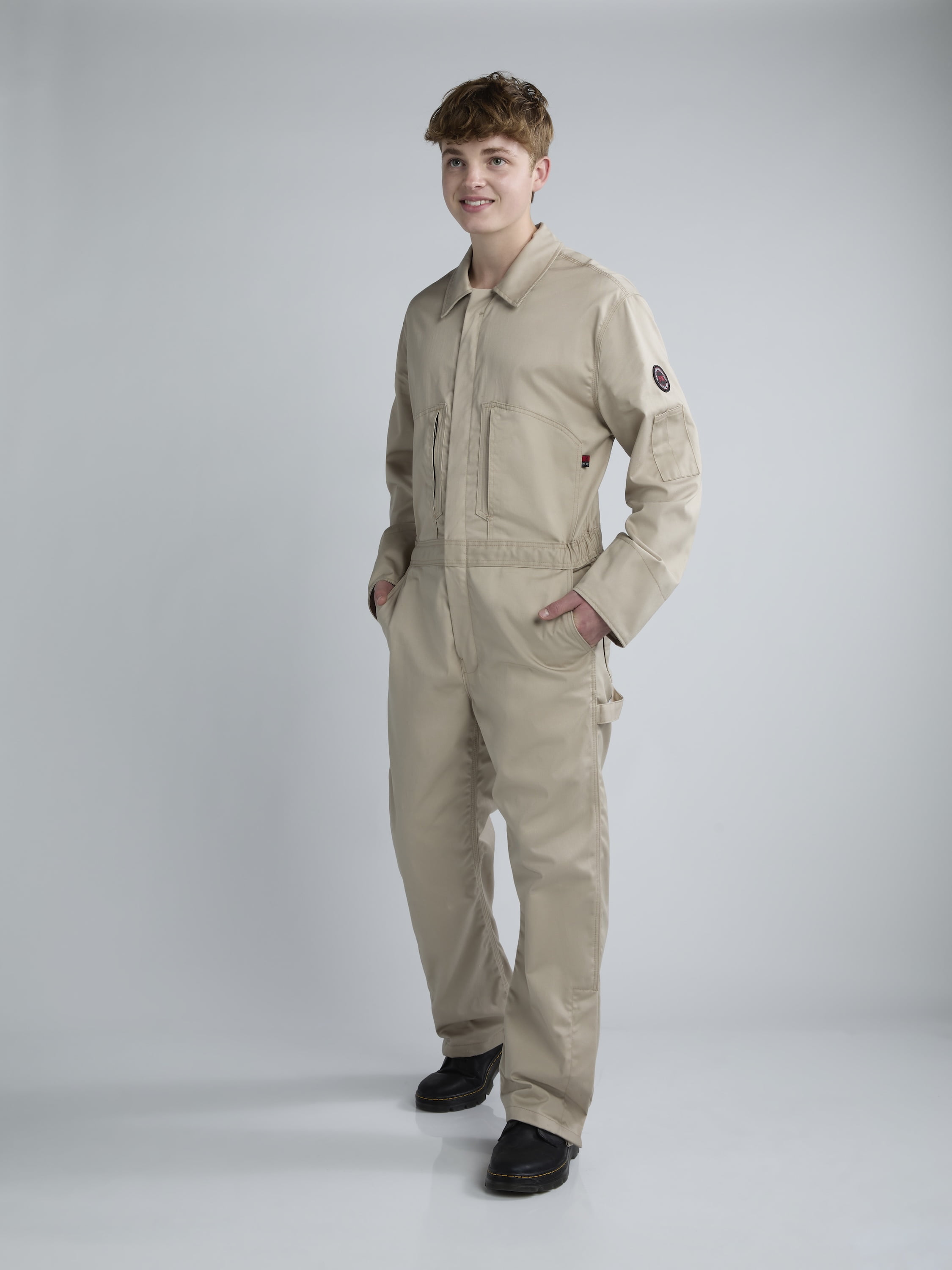 Bass Creek Outfitters Men's Flame Resistant Twill Coverall, Sizes M-2XL ...