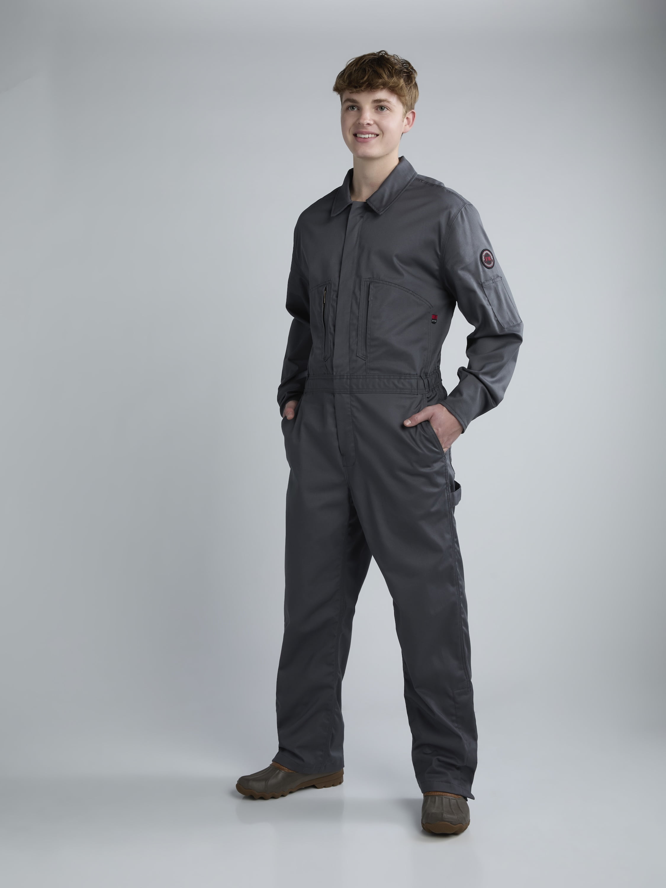 Bass Creek Outfitters Men's Flame Resistant Twill Coverall, Sizes M-XXL ...