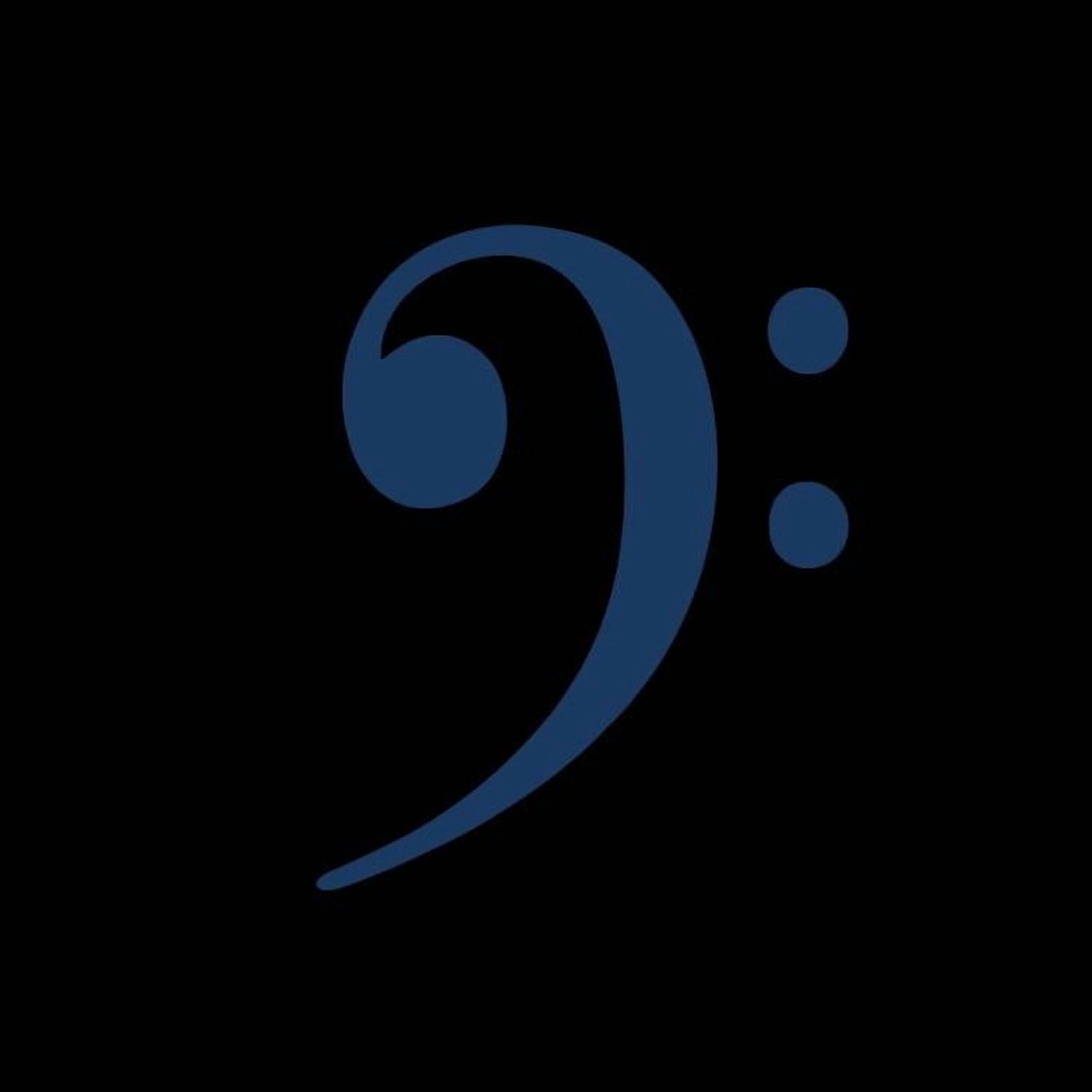 Bass F Clef Musical Note Symbol Vinyl Decal Sticker UV & Waterproof ...